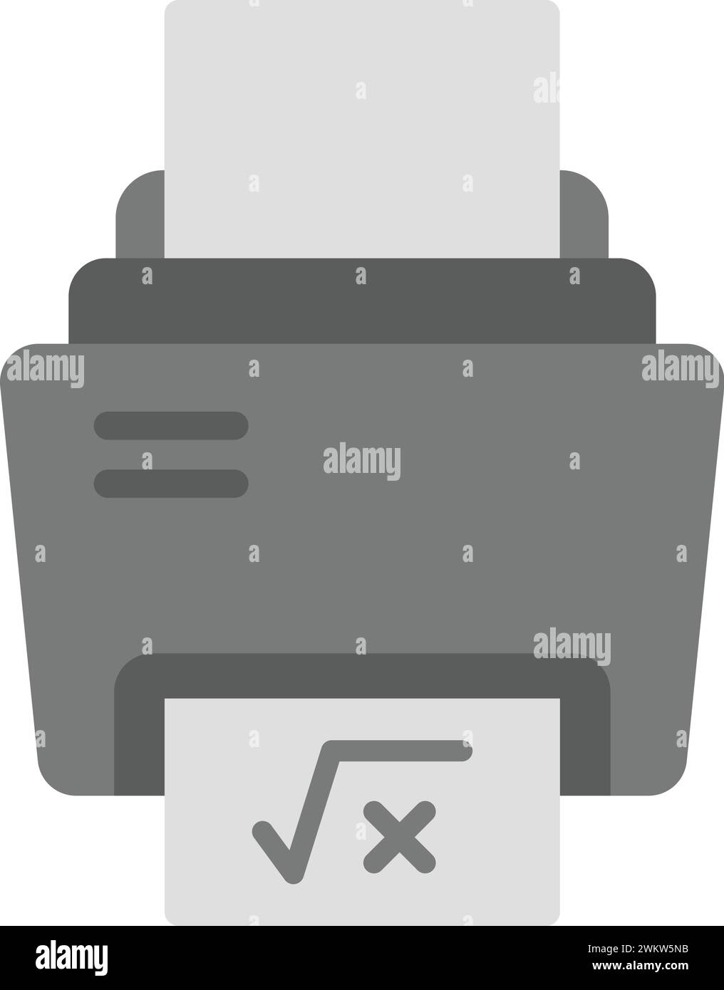 Print Math Sheet icon vector image Stock Vector Image & Art - Alamy