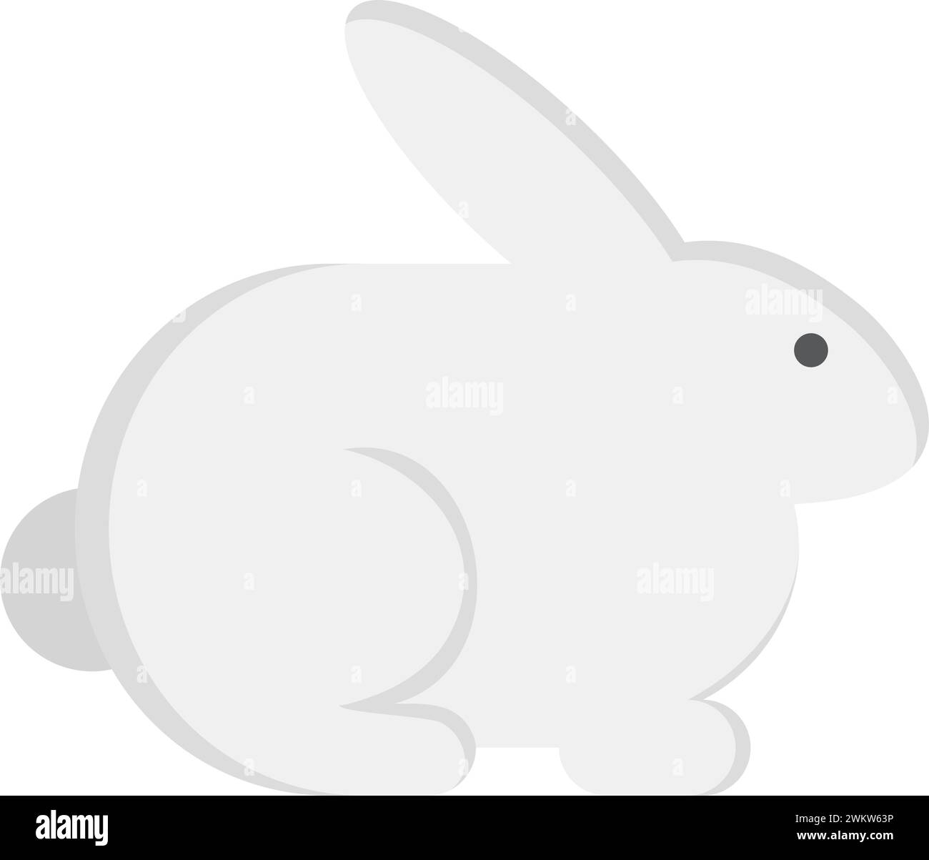 Rabbit icon vector image Stock Vector Image & Art - Alamy