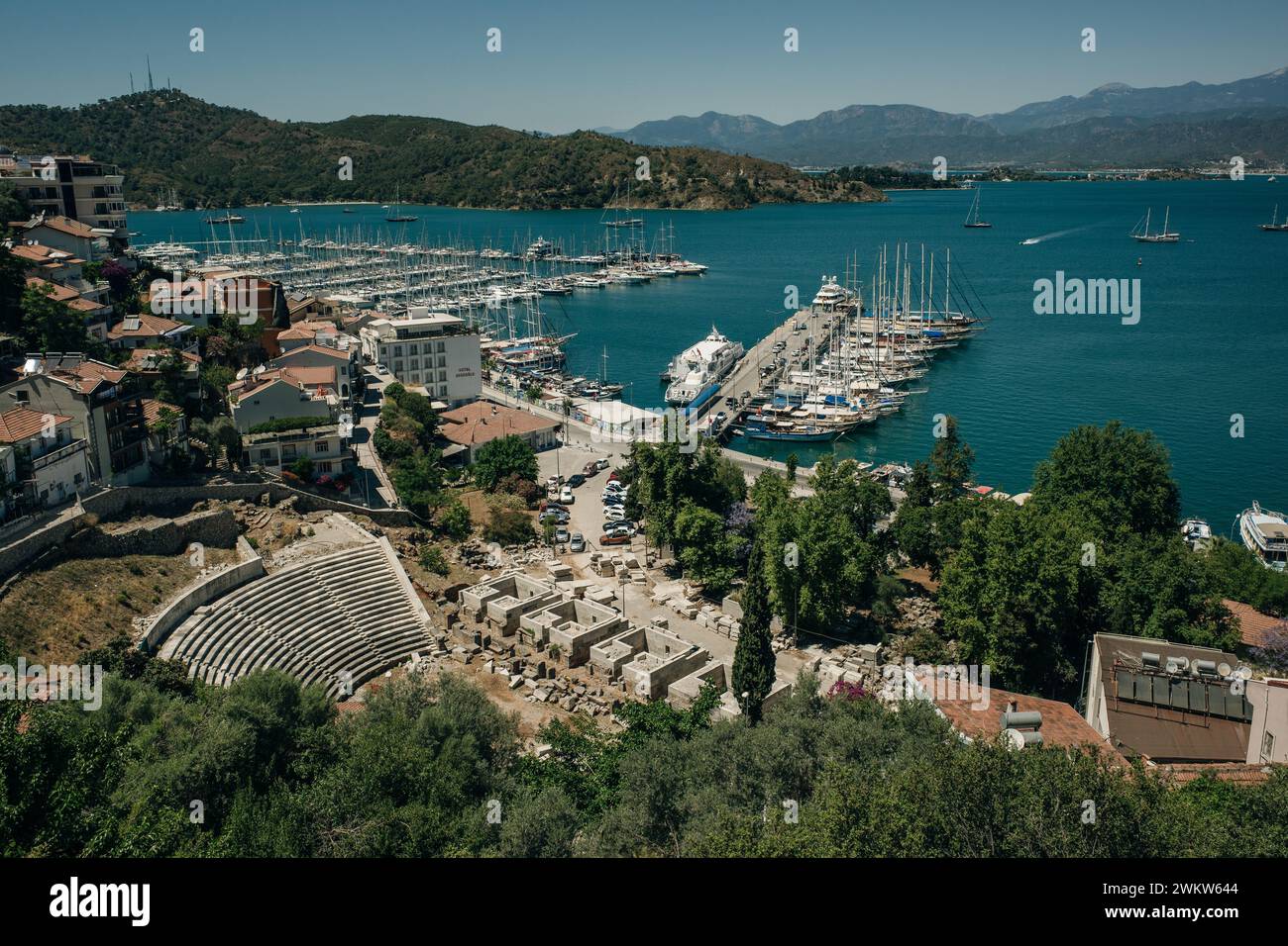 Aerial view of fethiye harbour hi-res stock photography and images - Alamy