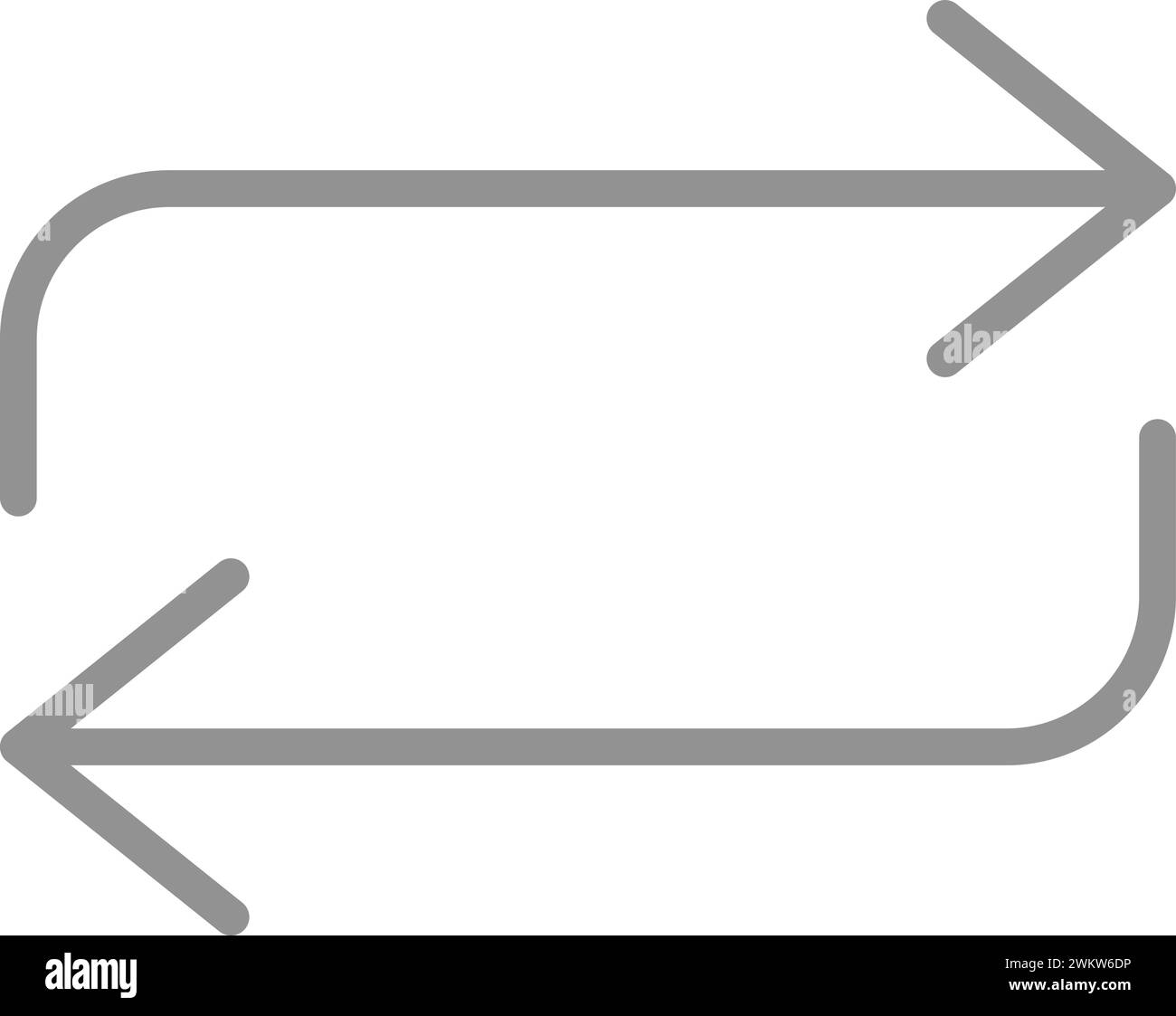 Repeat icon vector image Stock Vector Image & Art - Alamy