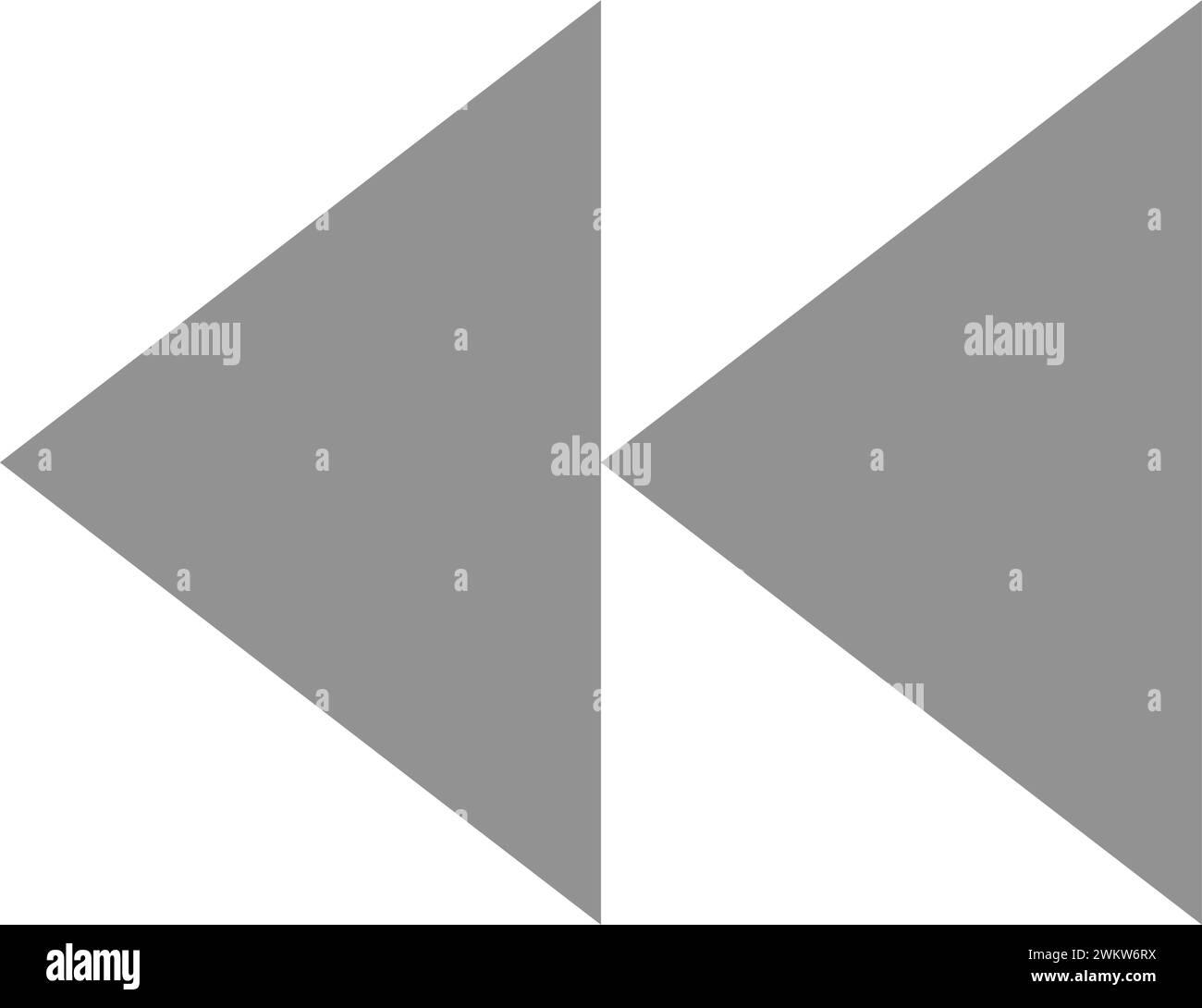Rewind icon vector image Stock Vector Image & Art - Alamy