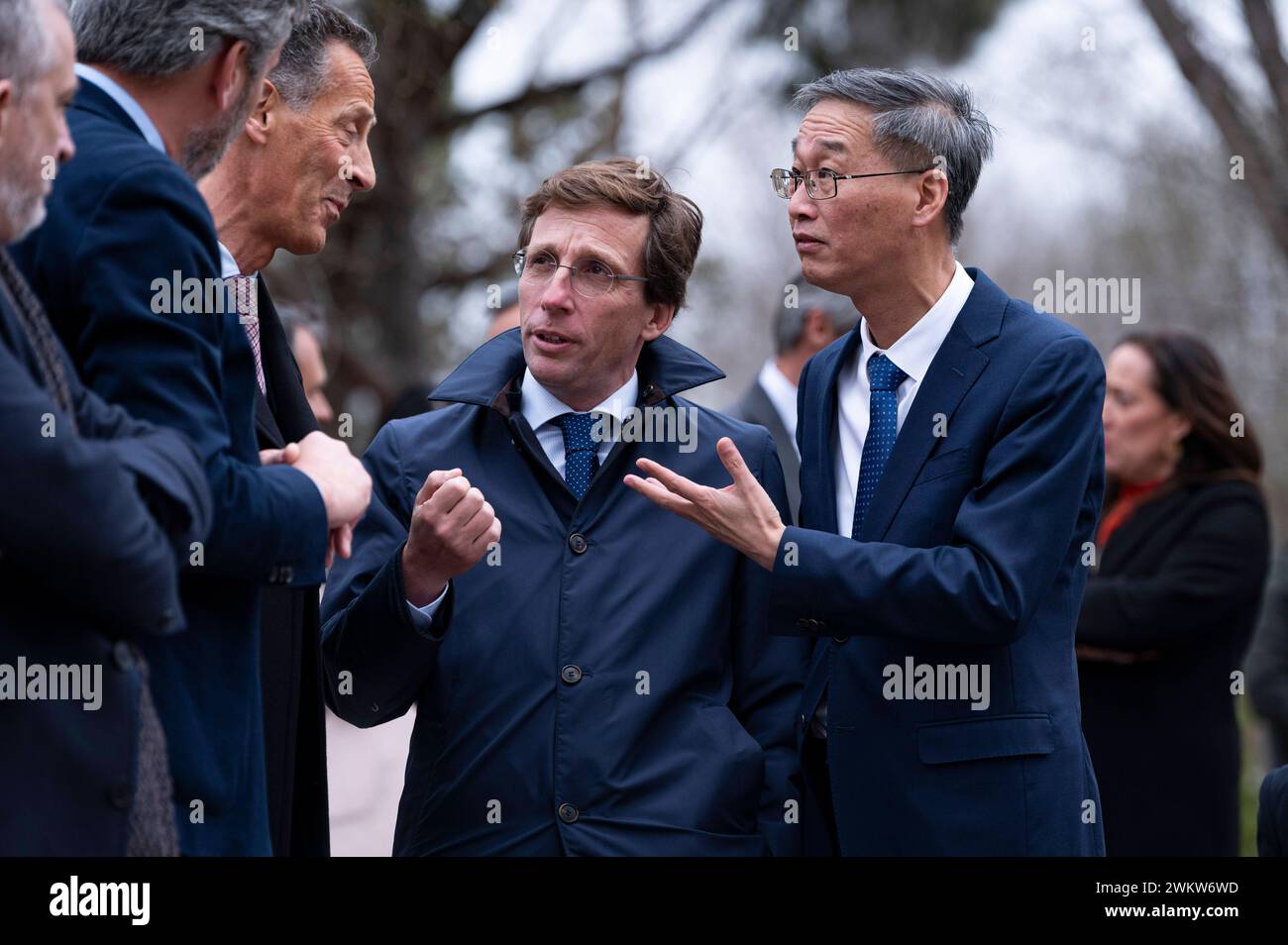 Madrid 2024: Panda Ceremony at Madrid Zoo Jose Luis Martinez Almeida C ...