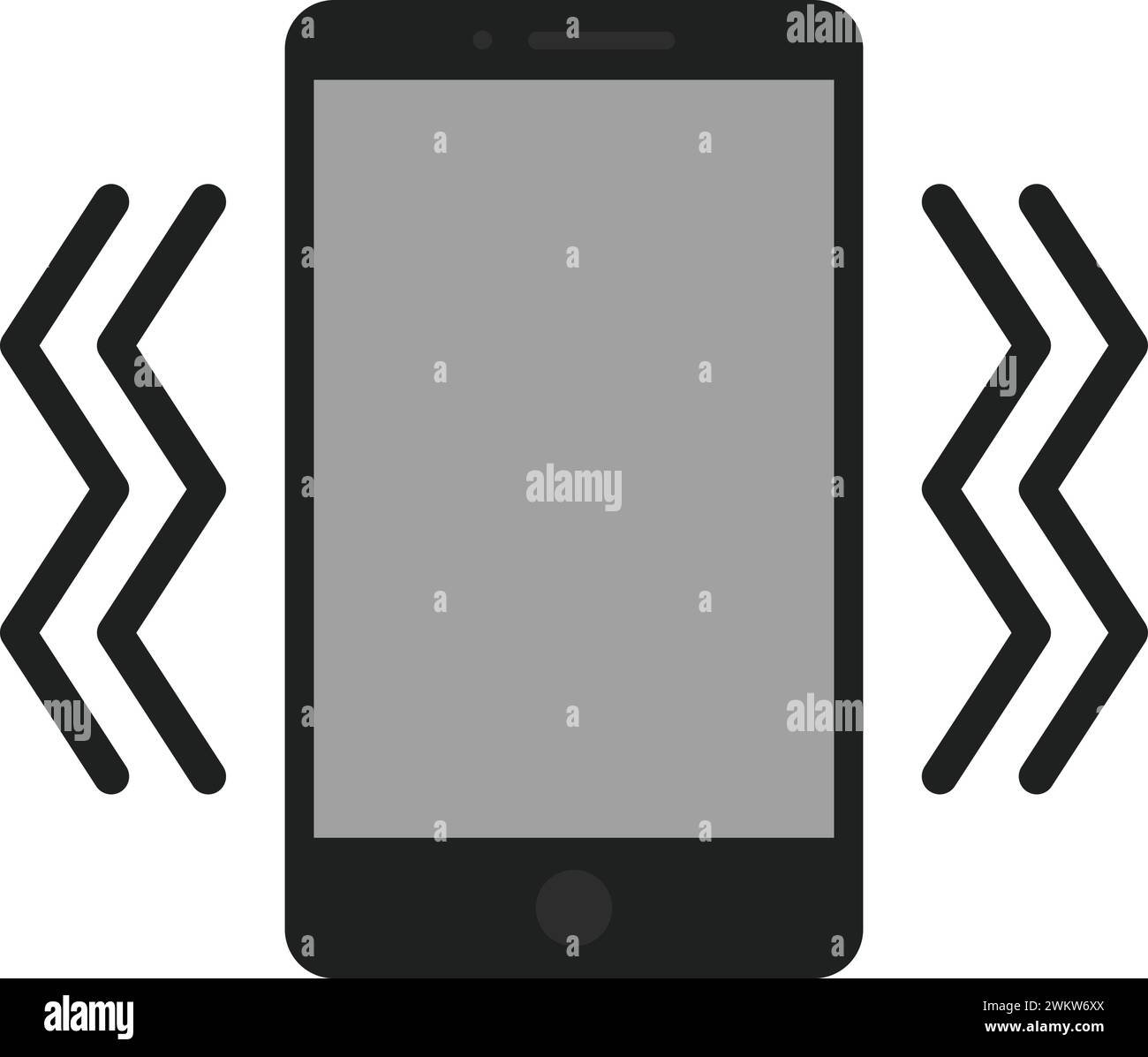 Vibration Mode icon vector image Stock Vector Image & Art - Alamy