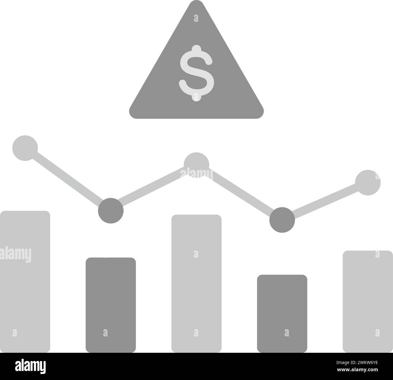 Risk Investment icon vector image Stock Vector Image & Art - Alamy