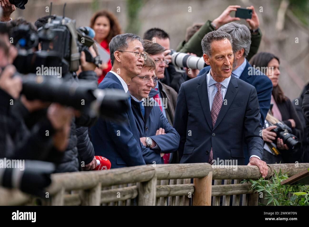 Madrid 2024: Panda Ceremony at Madrid Zoo Jose Luis Martinez Almeida C ...