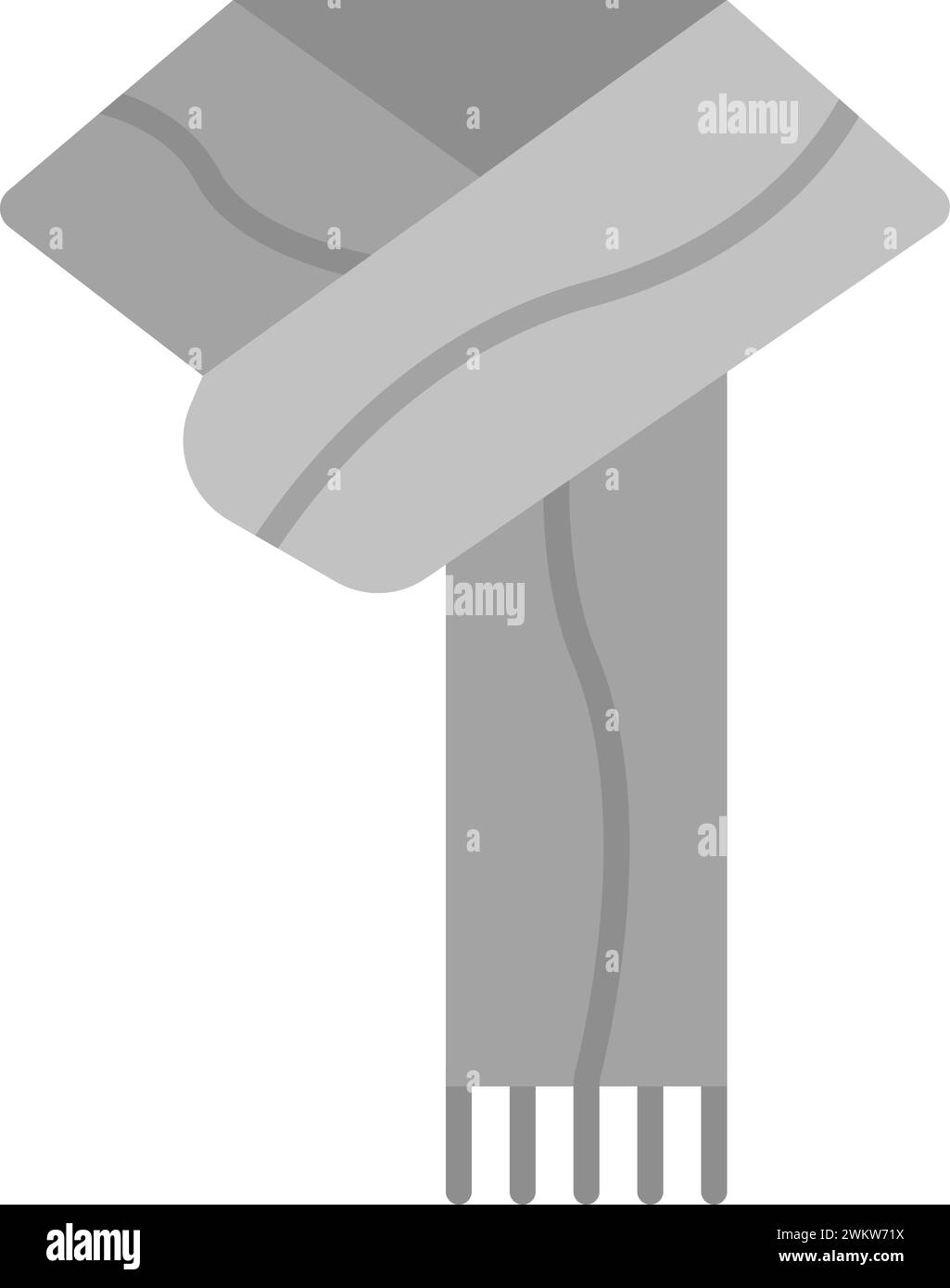 Scarf icon vector image Stock Vector Image & Art - Alamy