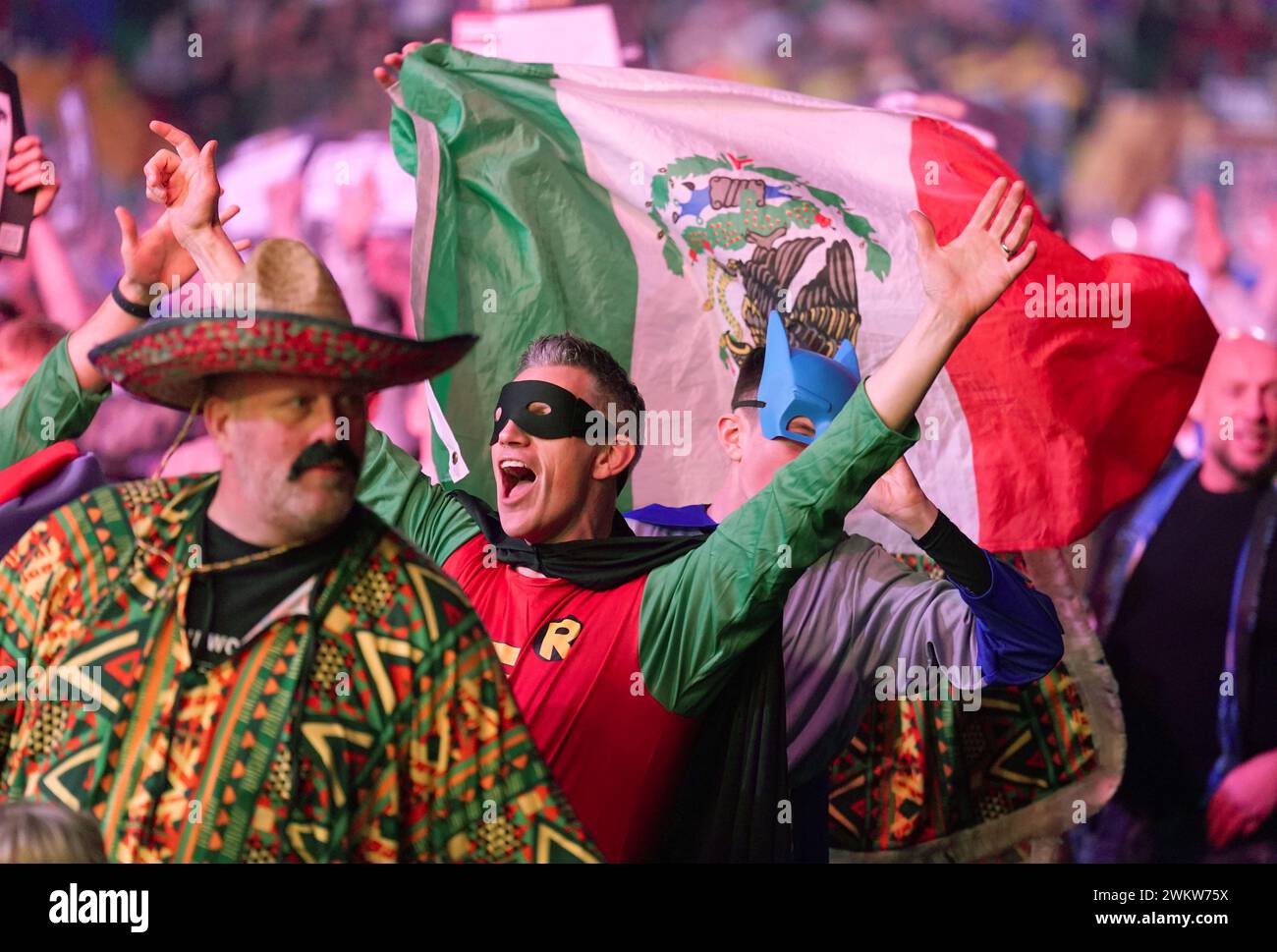 Fans in costumes in the crowd during night four of the 2024 BetMGM ...