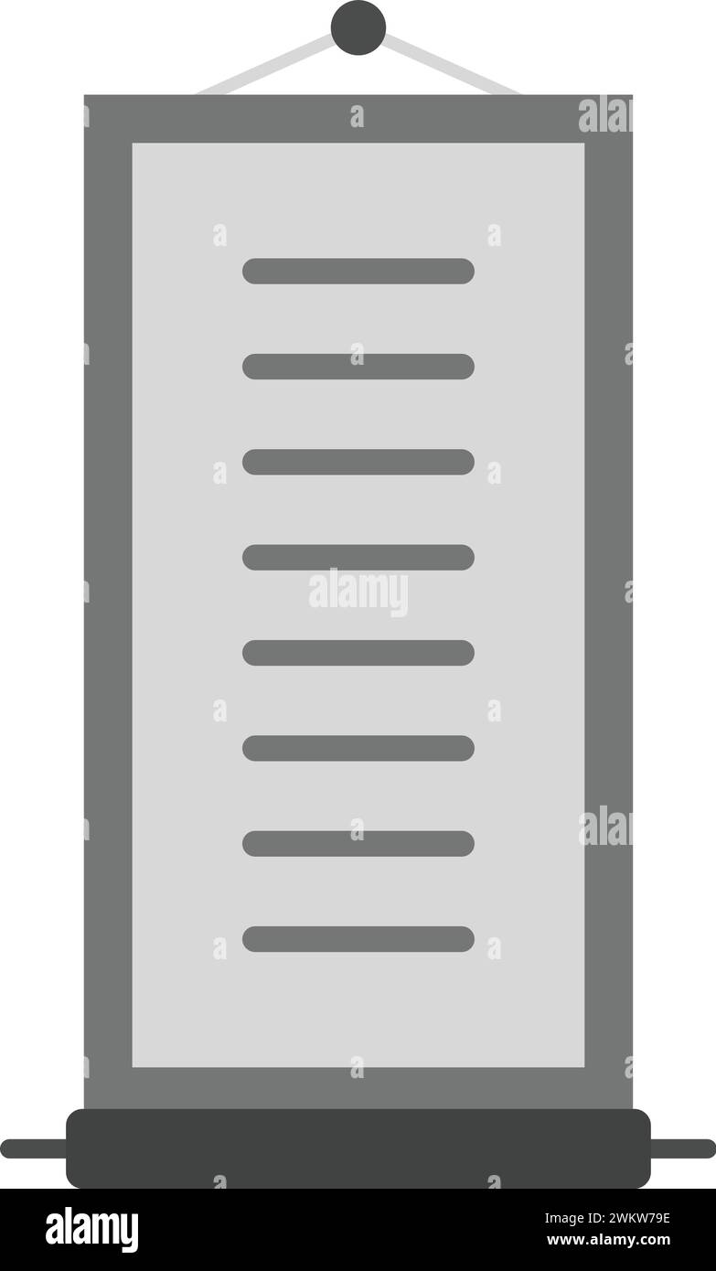 Scroll icon vector image Stock Vector Image & Art - Alamy