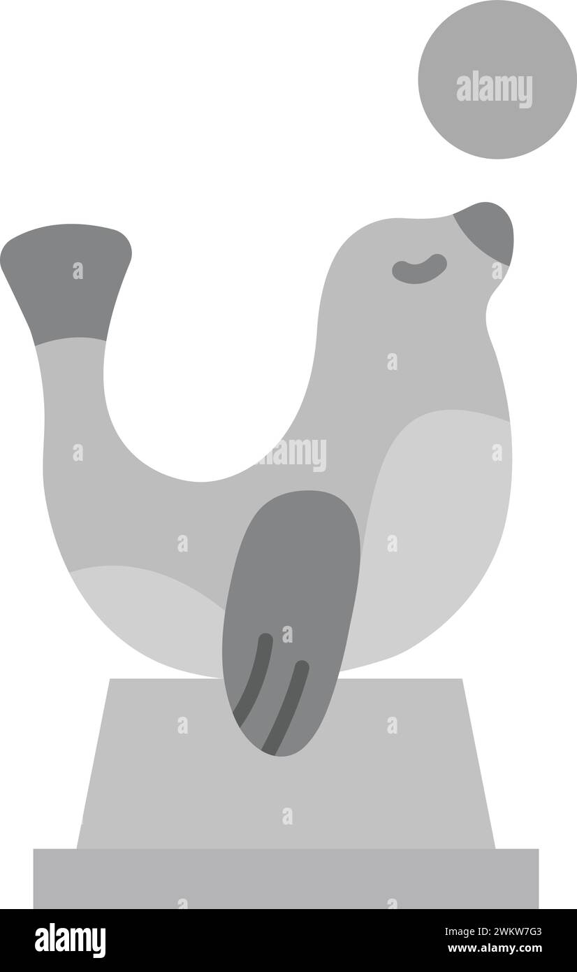 Sea Dog Performing icon vector image Stock Vector Image & Art - Alamy