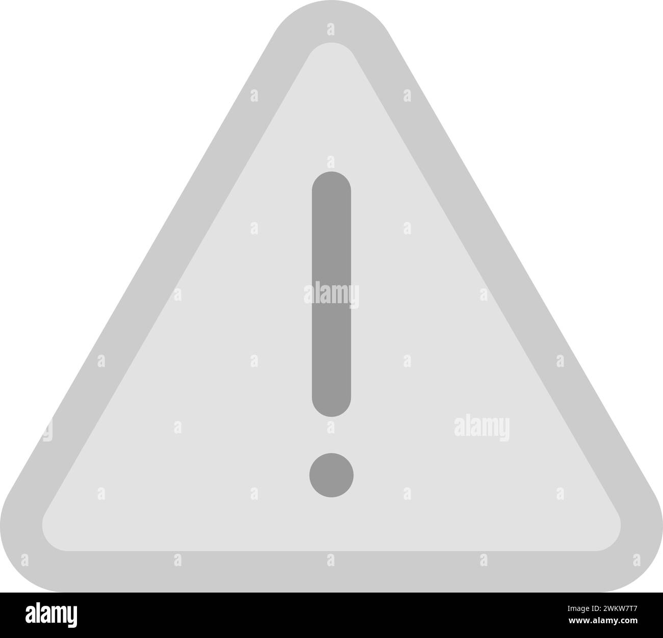 Warning Sign icon vector image Stock Vector Image & Art - Alamy