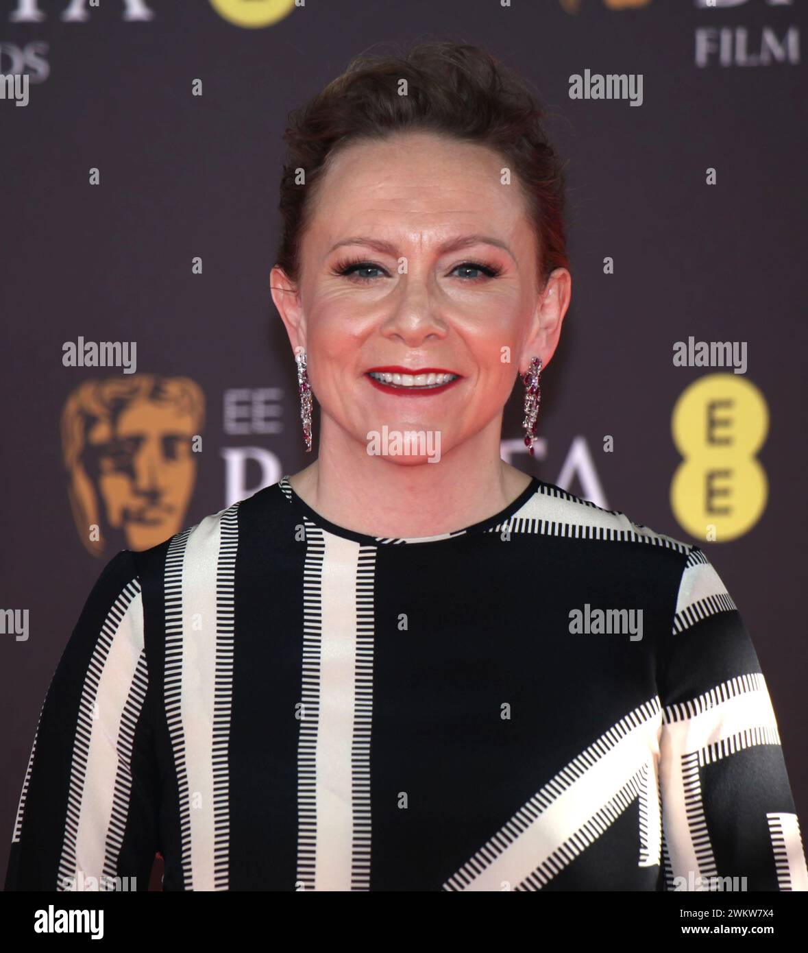 London, UK. Anna Higgs at the EE BAFTA Film Awards 2024, at The Royal ...