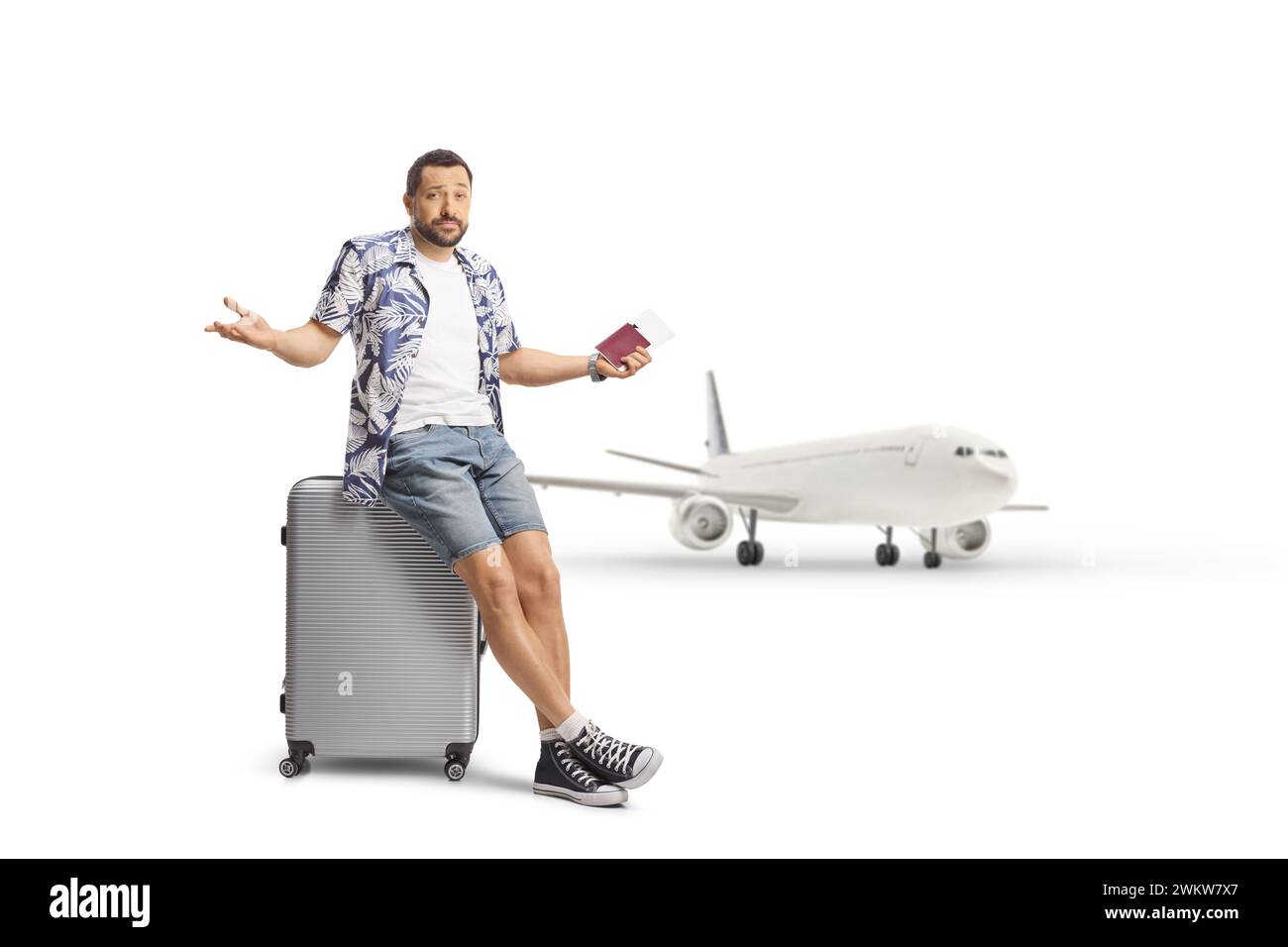 Airport confused Cut Out Stock Images & Pictures - Alamy