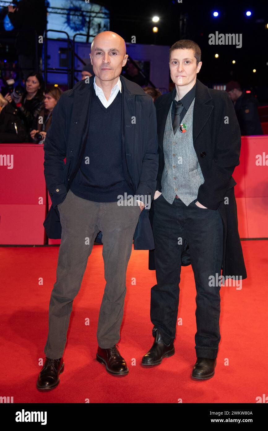 Berlin, Germany. 22nd Feb, 2024. Lorenzo Mieli and Italian creator and ...