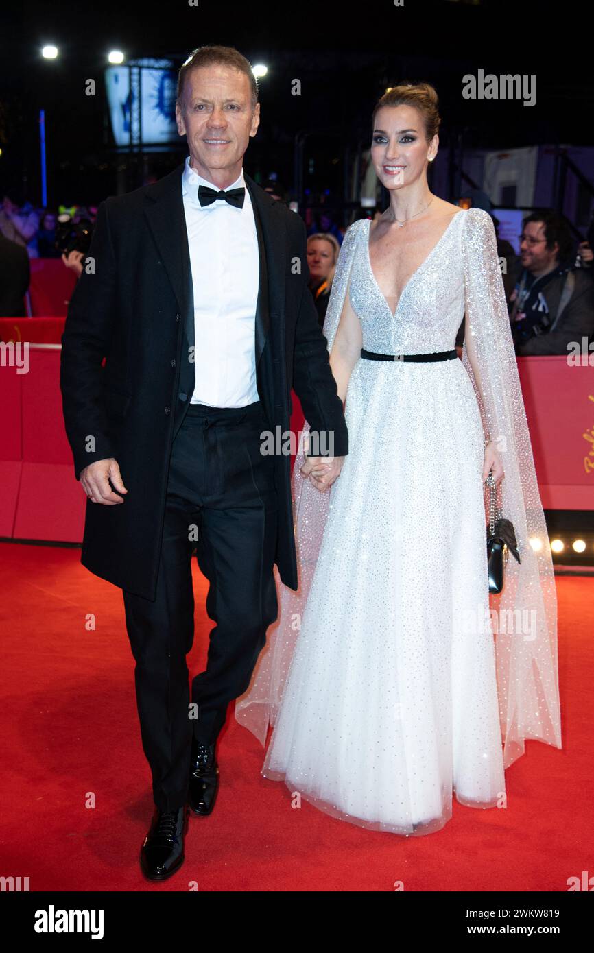 Berlin, Germany. 22nd Feb, 2024. Rocco Siffredi and Rosa Caracciolo ...