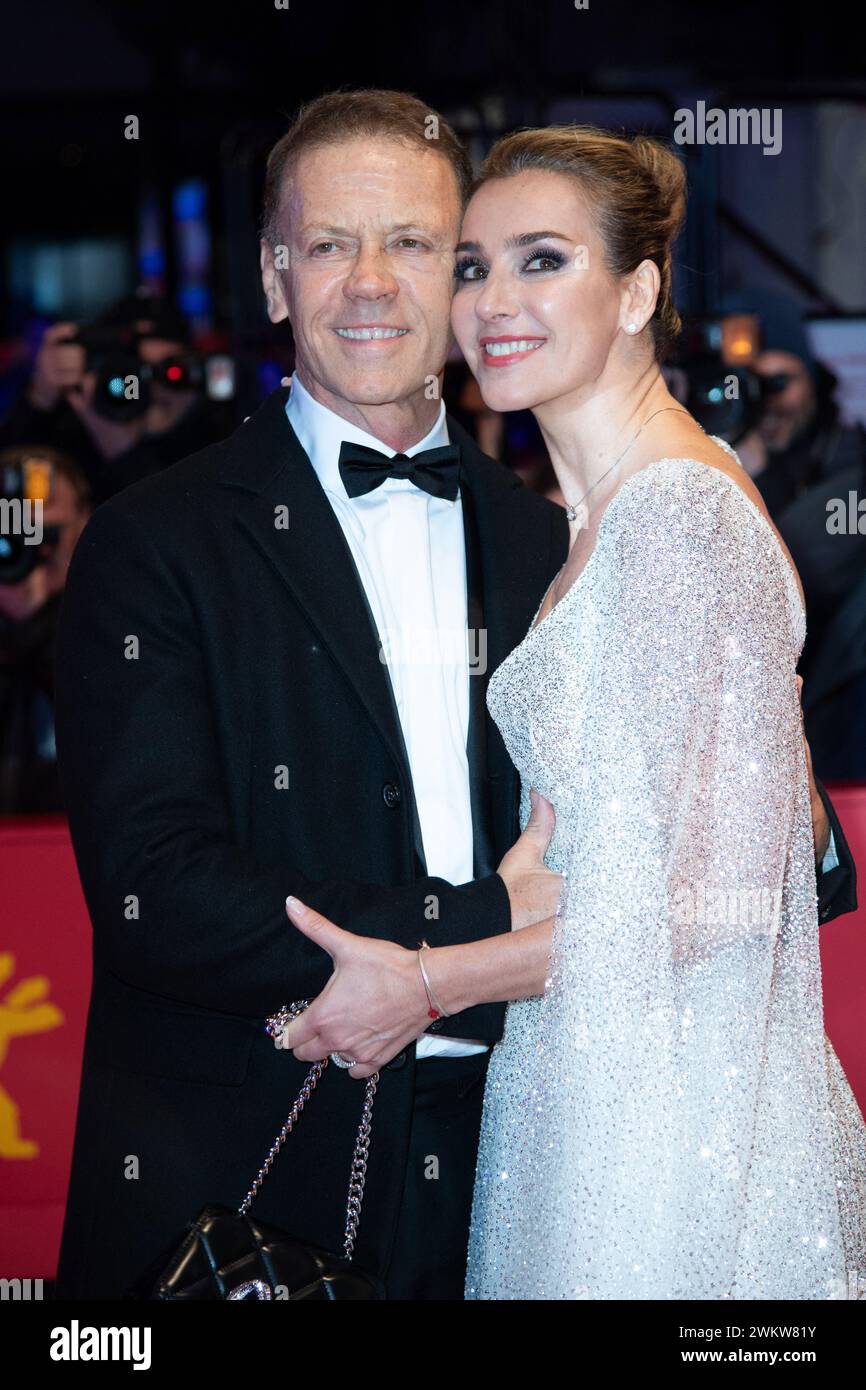 Berlin, Germany. 22nd Feb, 2024. Rocco Siffredi and Rosa Caracciolo ...