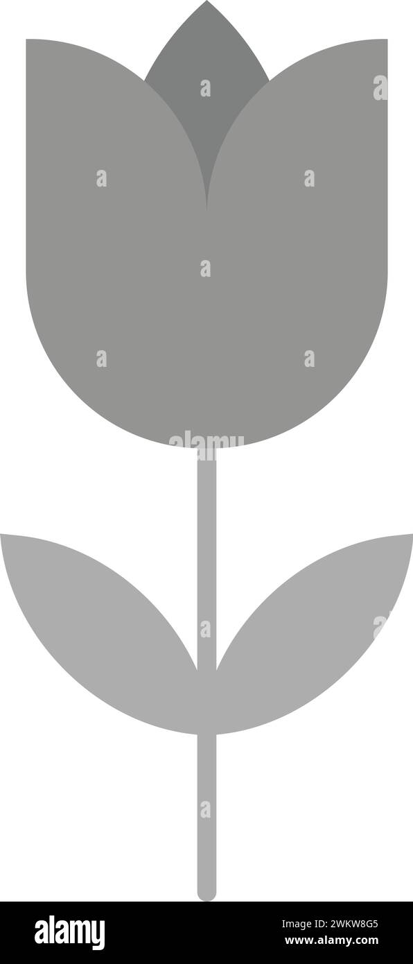 Tulip icon vector image Stock Vector Image & Art - Alamy