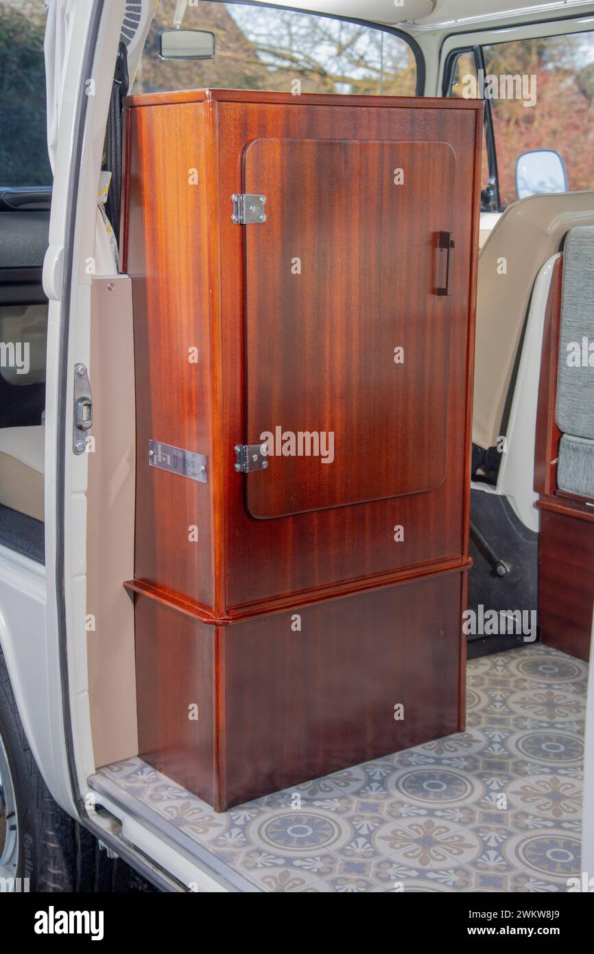 VW T2 bay window 'Holdsworth' camper van Stock Photo - Alamy
