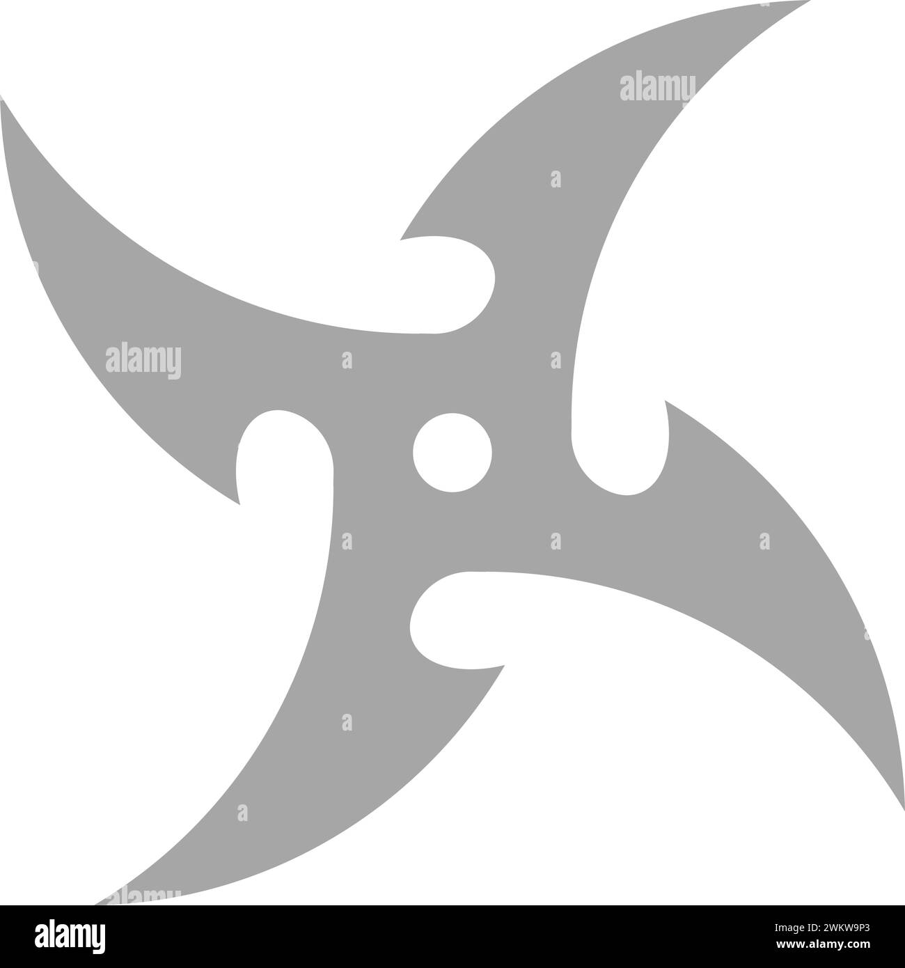 Shuriken icon vector image Stock Vector Image & Art - Alamy