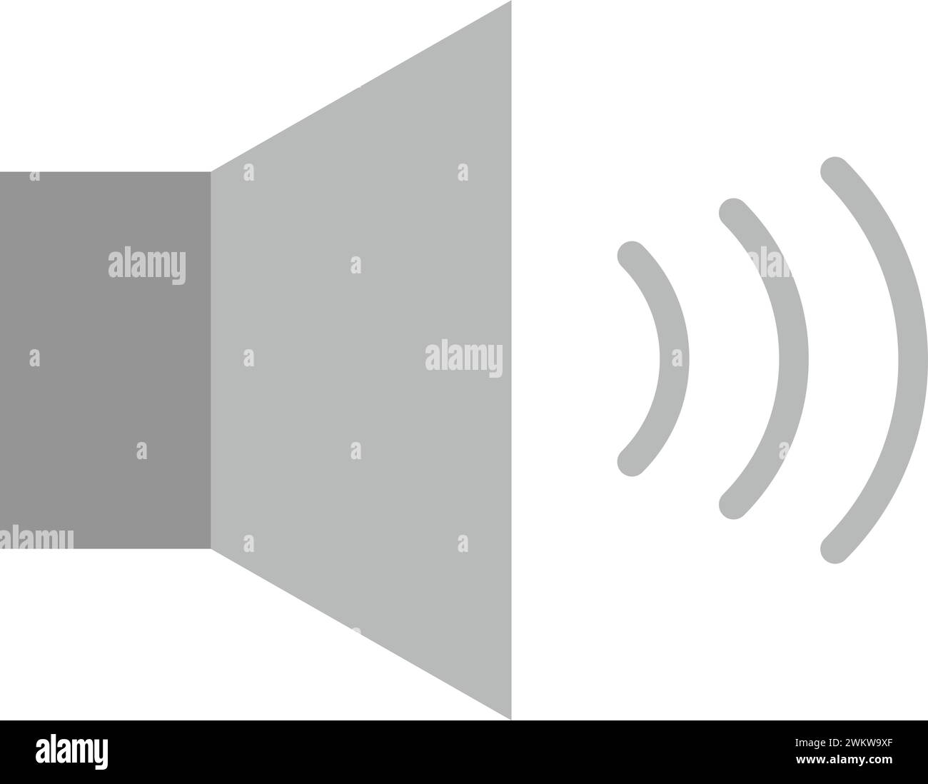 Volume icon vector image Stock Vector Image & Art - Alamy