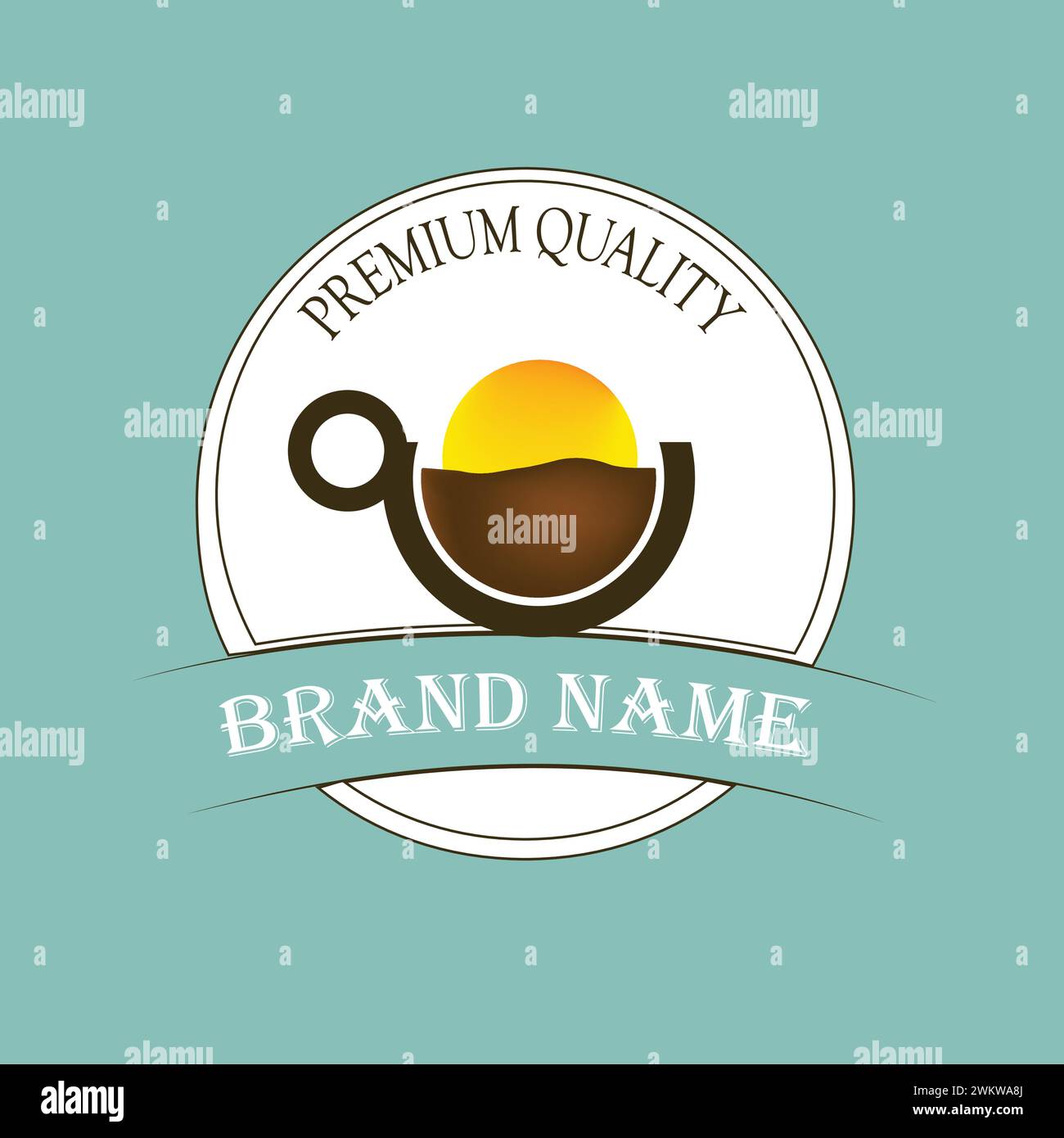 Cup logos Stock Vector Images - Alamy