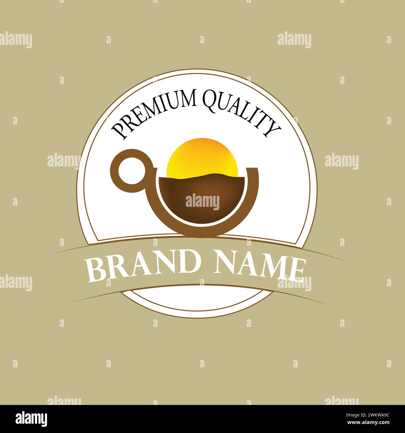 Cup logos Stock Vector Images - Alamy