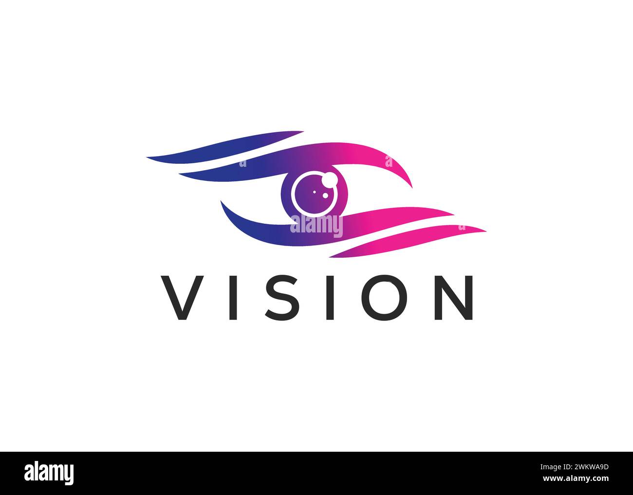 Minimalist vision eye logo design vector template. Modern eye logo ...