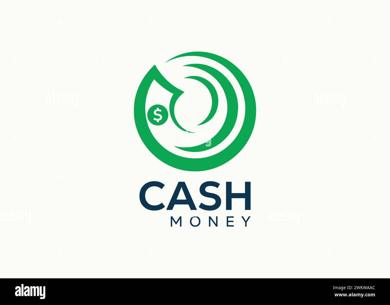 Minimalist Money logo design vector template. Cash money for business ...
