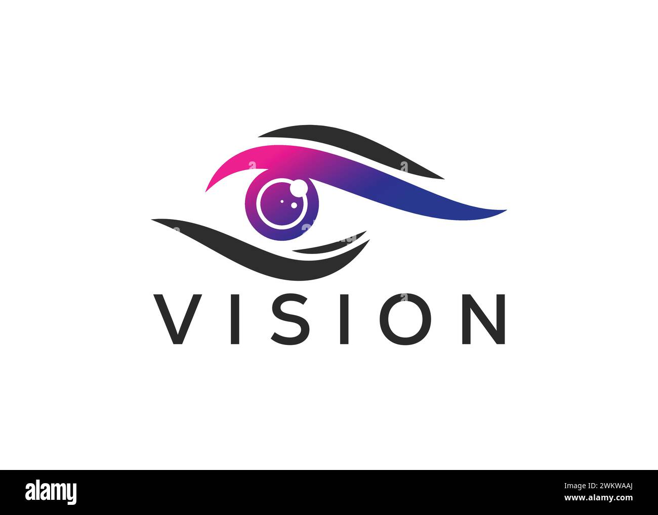 Minimalist vision eye logo design vector template. Modern eye logo ...