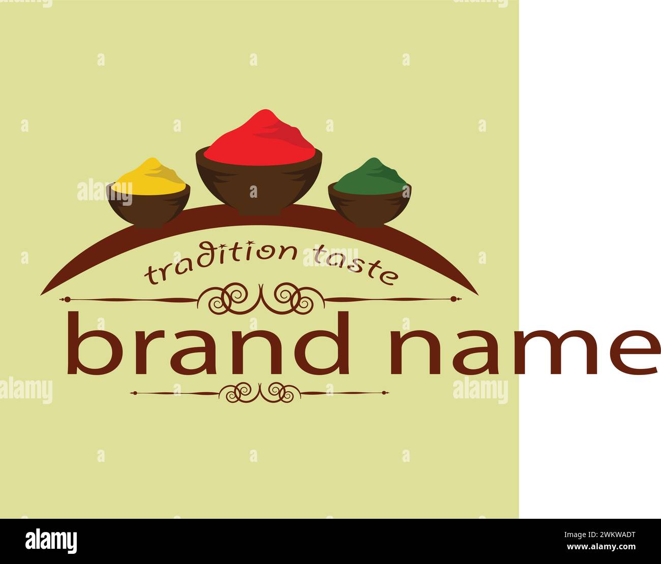 Spices logo Stock Vector Images - Alamy