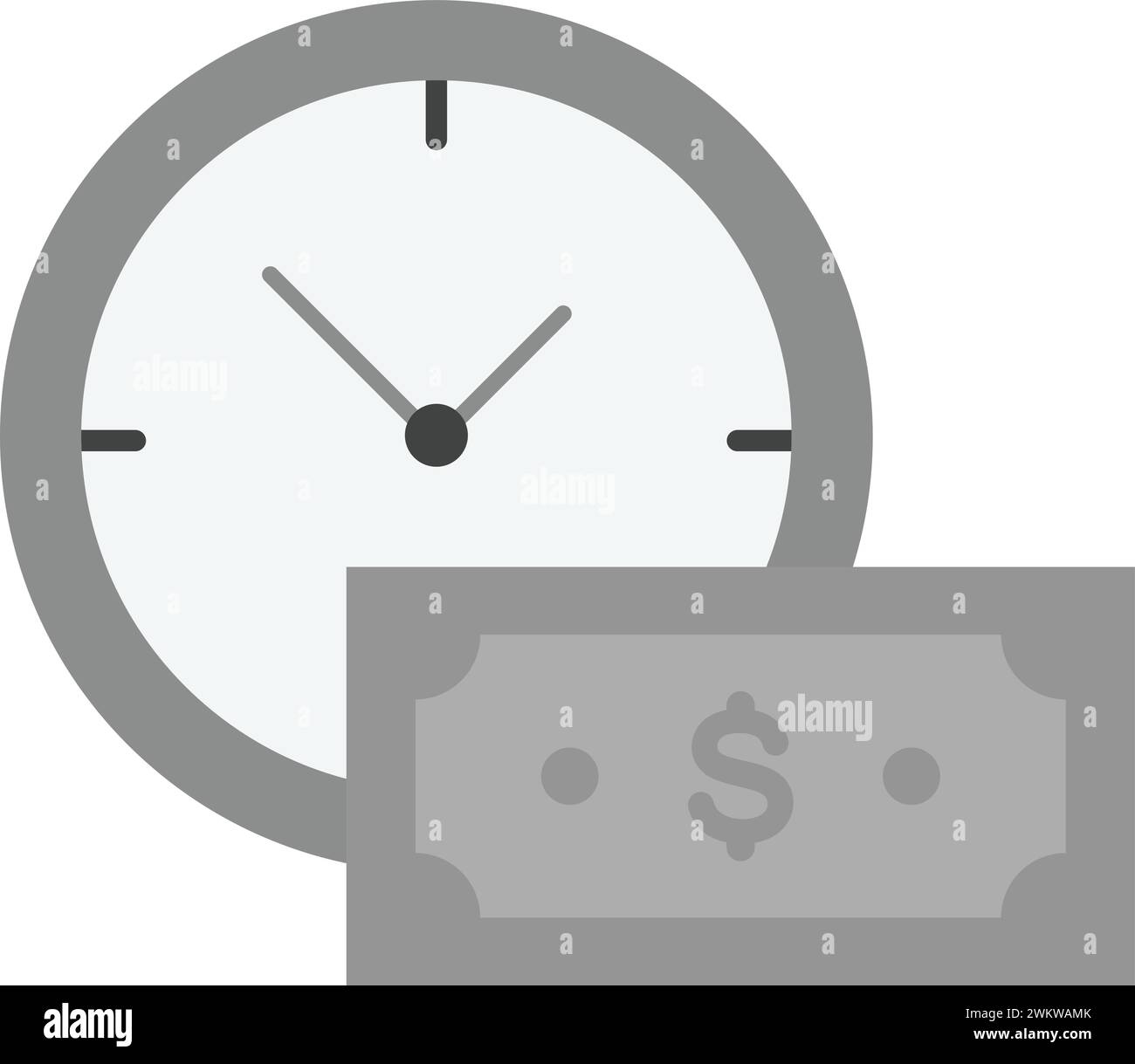 Time Based Payment icon vector image Stock Vector Image & Art - Alamy