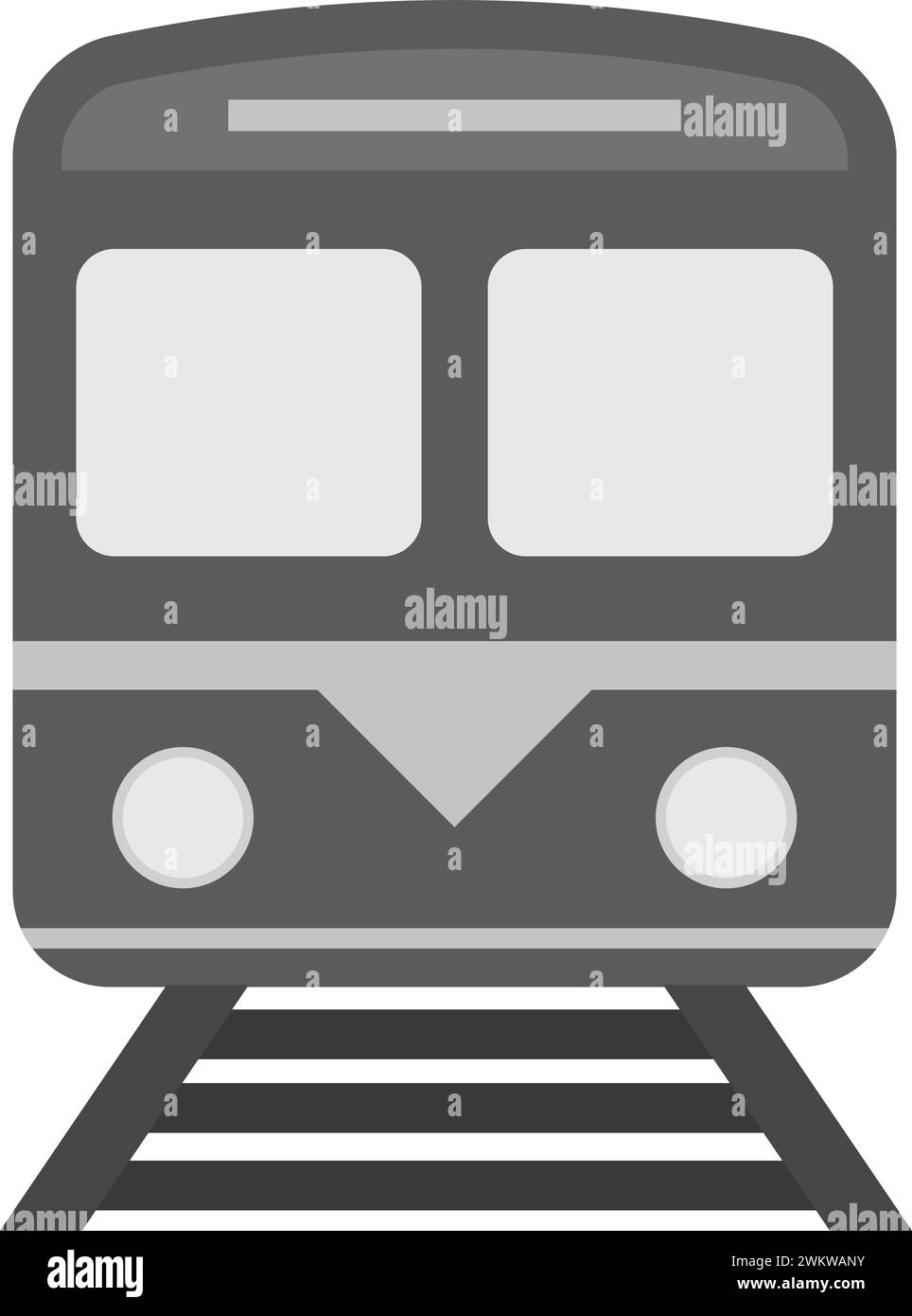 Train locomotive toy icon outline hi-res stock photography and images ...