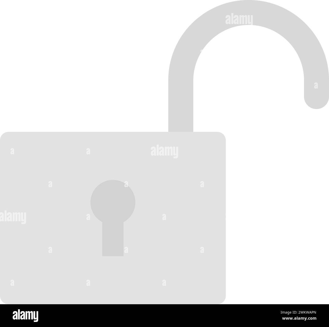 Unlock icon vector image Stock Vector Image & Art - Alamy