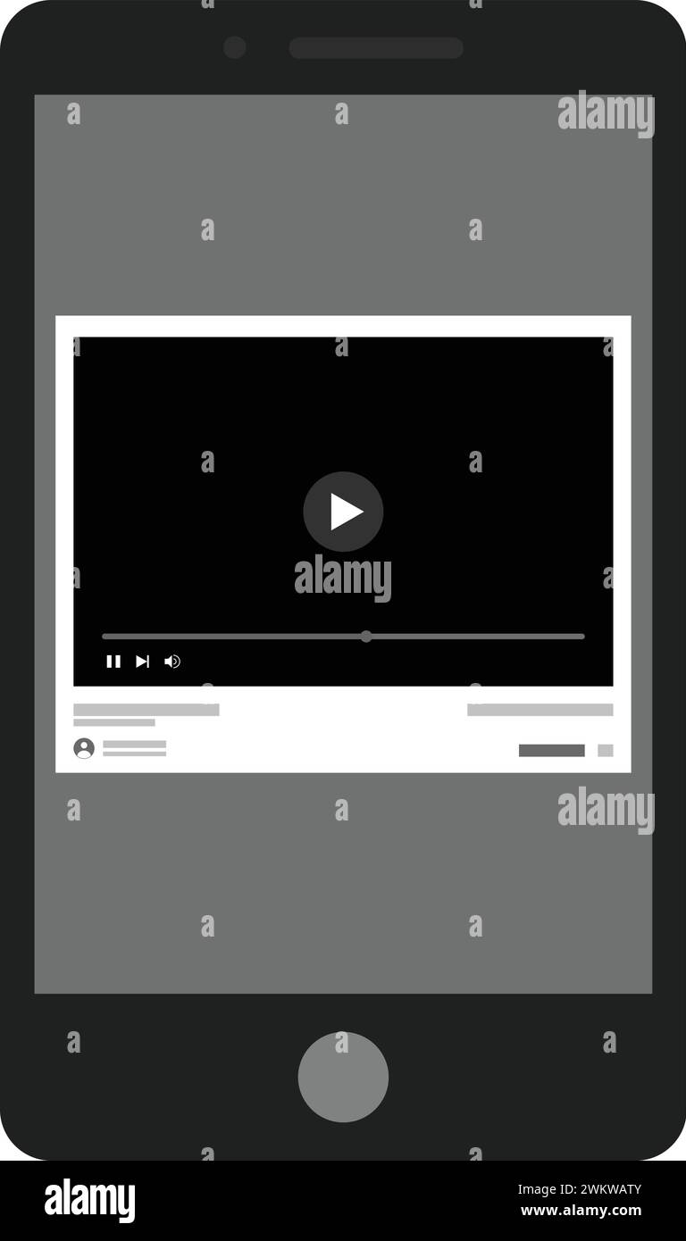 Video App icon vector image Stock Vector Image & Art - Alamy