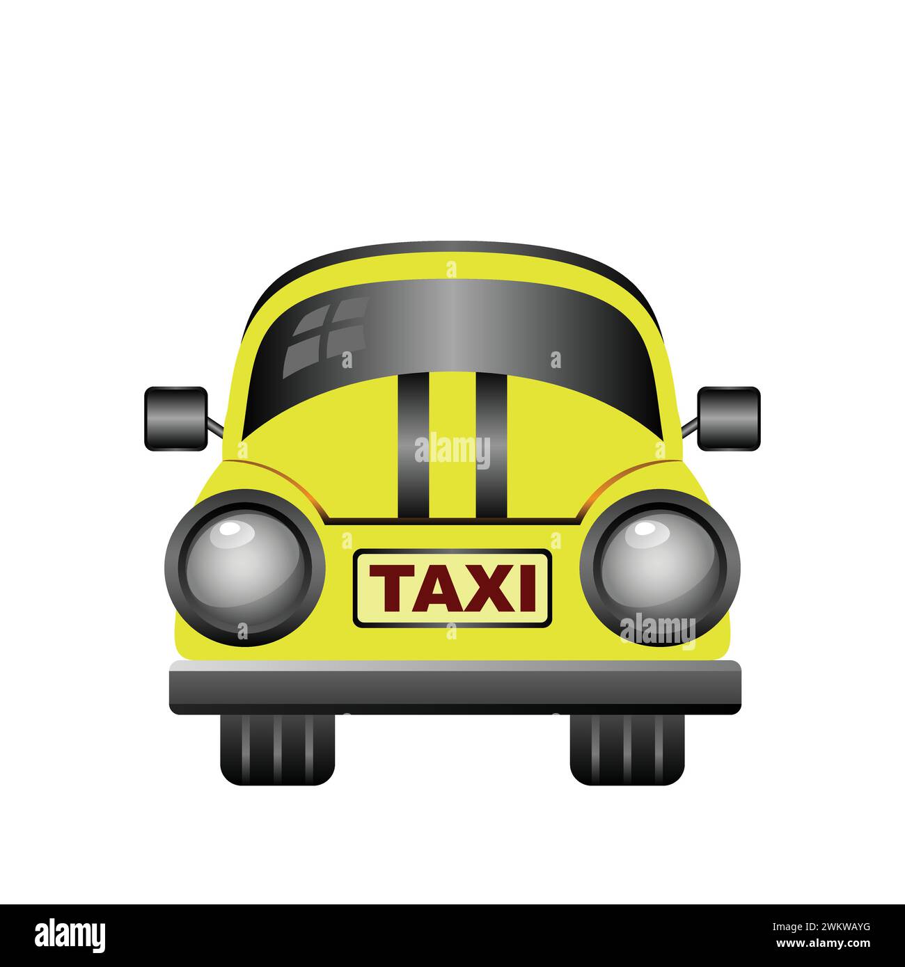 Cartoon taxi Stock Vector Images - Alamy