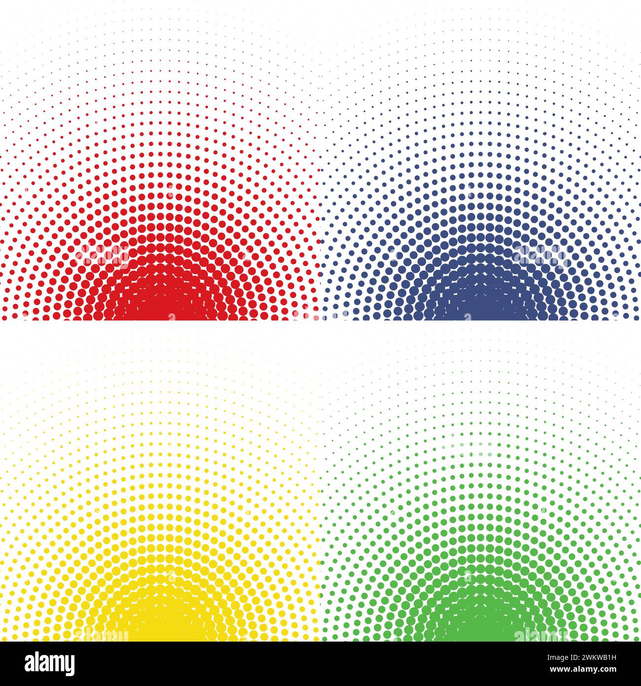 abstract halftone backgrounds set. Vector illustration Stock Vector ...