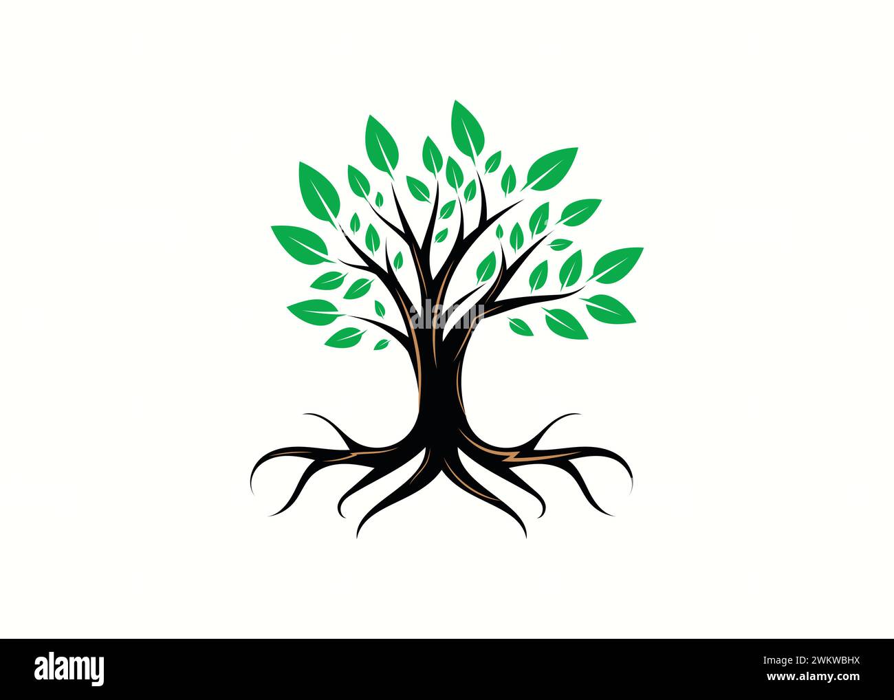 3d tree logo Stock Vector Images - Alamy