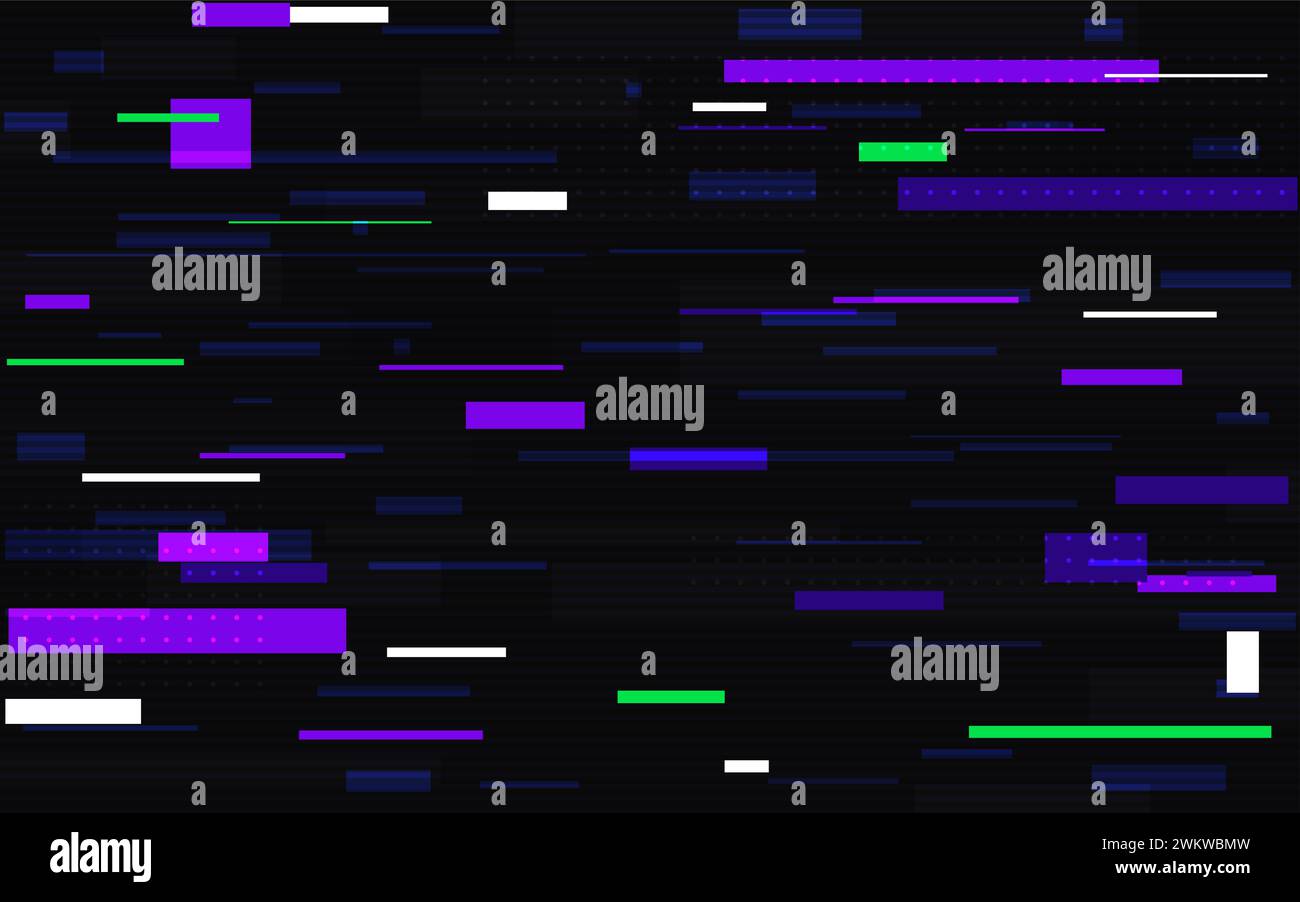 Glitch lines. Hi Tech speed background. Digital neon stripes. Abstract ...