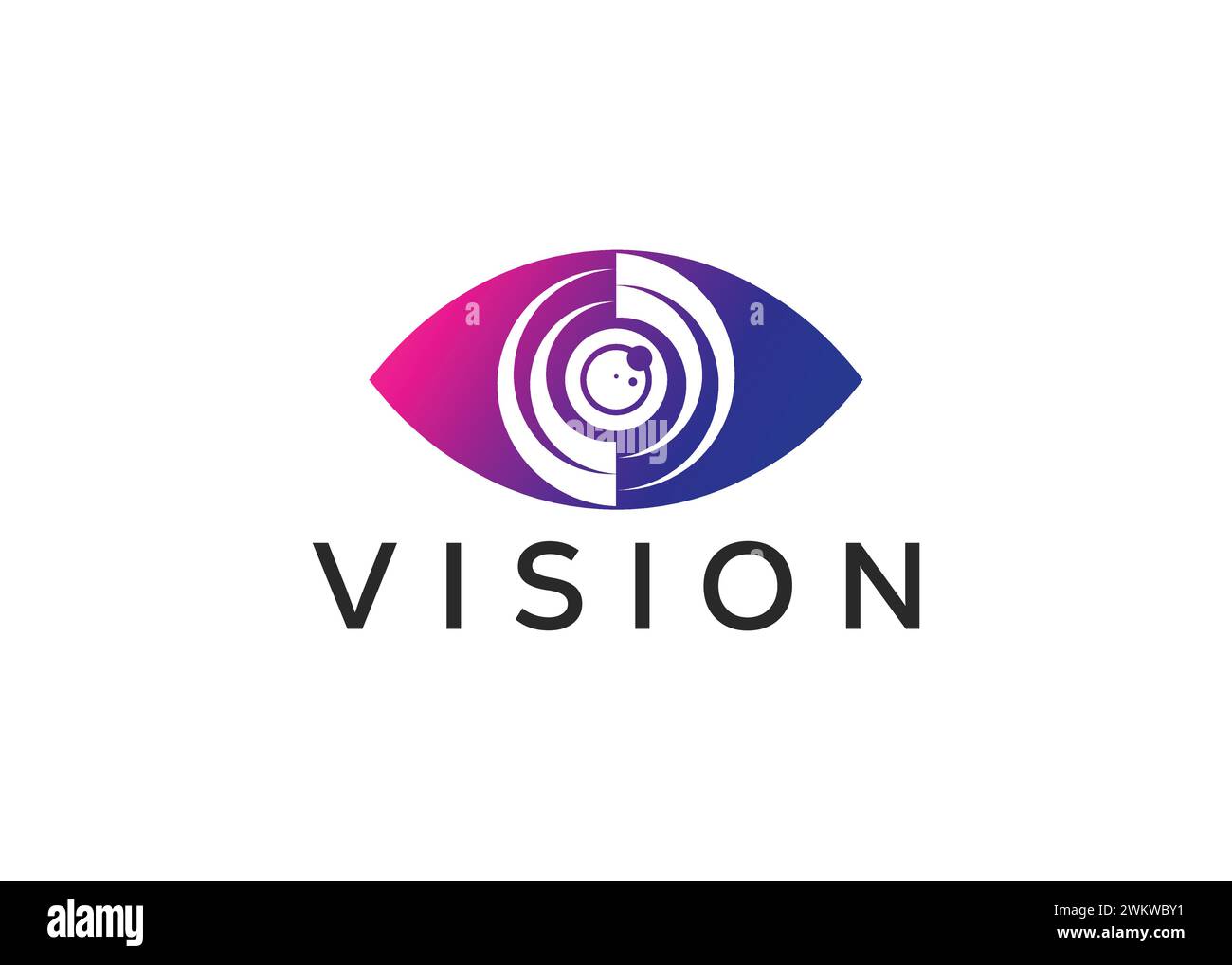 Minimalist vision eye logo design vector template. Modern eye logo ...