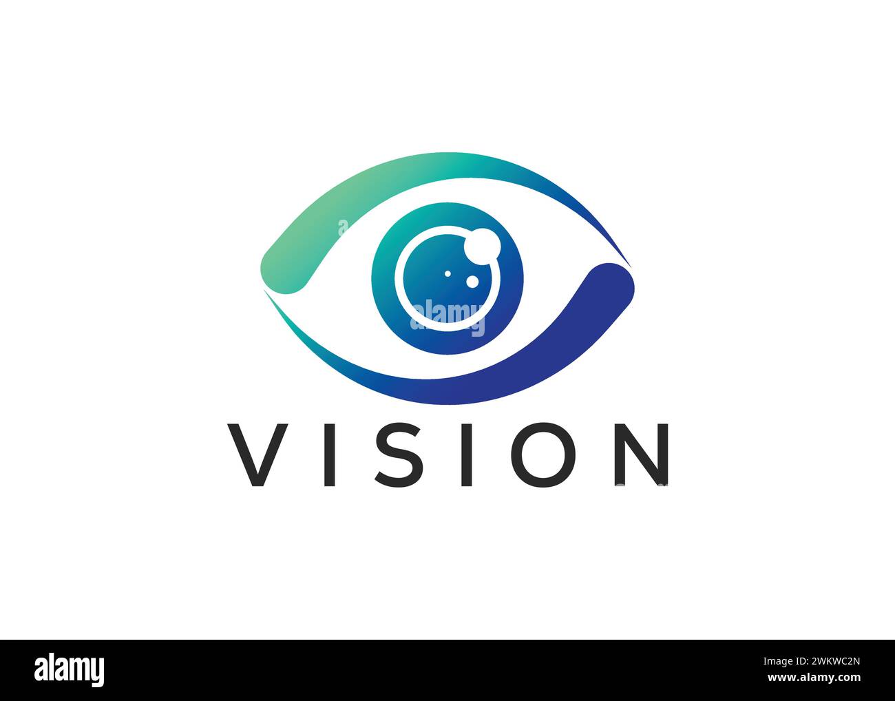 Minimalist vision eye logo design vector template. Modern eye logo ...