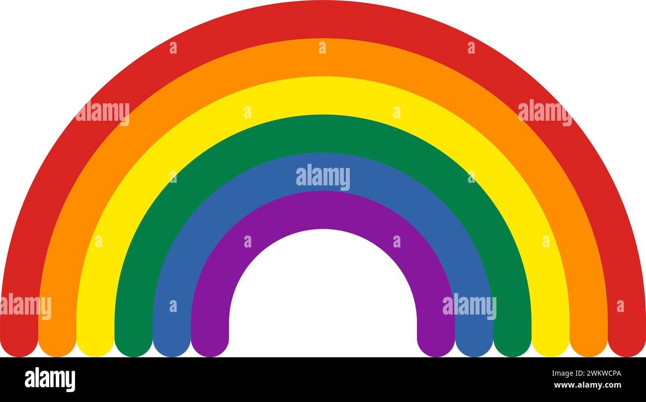 Rainbow symbol lgbt Stock Vector Images - Alamy