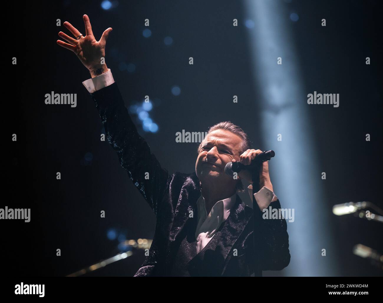 Prague, Czech Republic. 22nd Feb, 2024. Singer Dave Gahan of British music band Depeche Mode ...