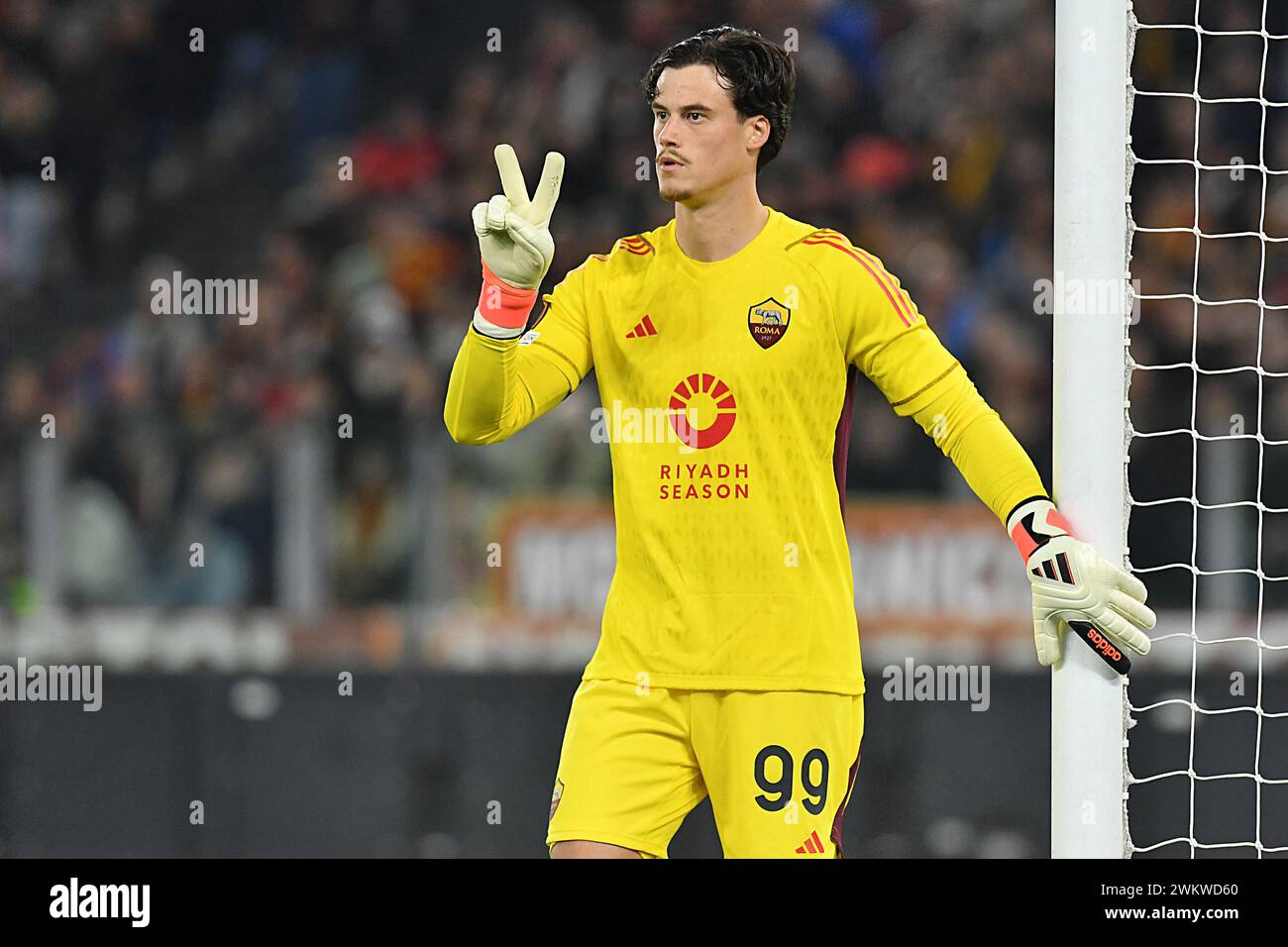 Stadio Olimpico, Rome, Italy. 22nd Feb, 2024. Europa League, Knockout ...