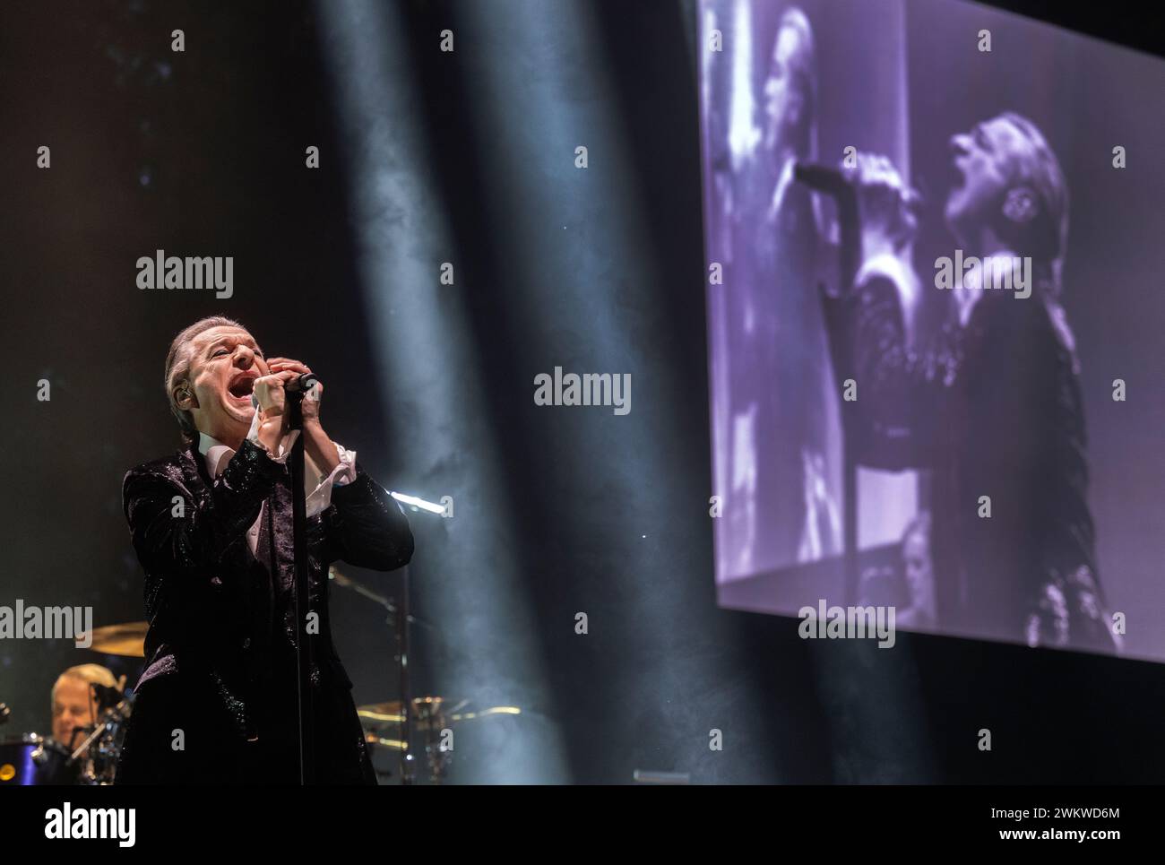 Prague, Czech Republic. 22nd Feb, 2024. Singer Dave Gahan of British ...