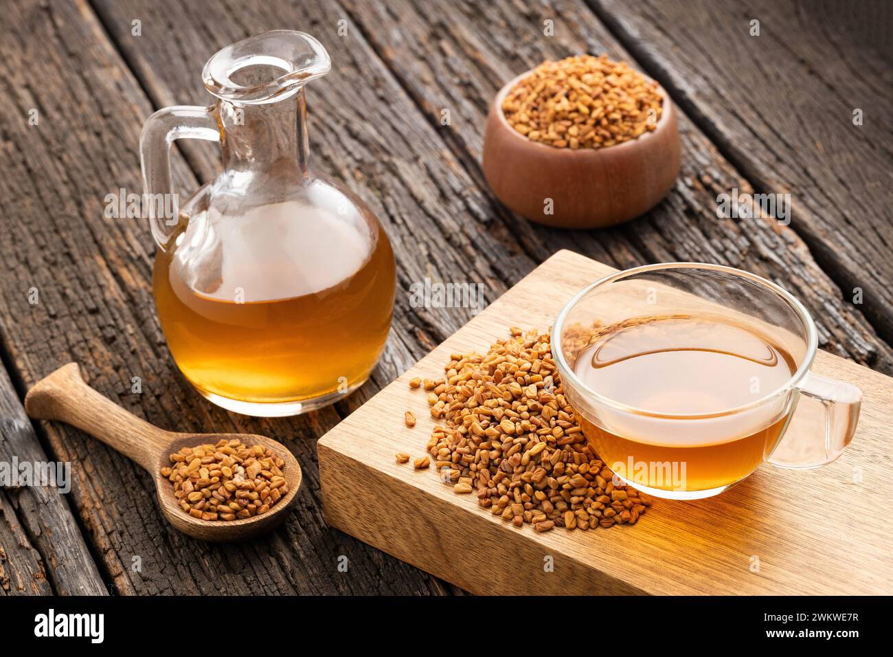 Methi Dana - Infusion of yellow fenugreek seeds Stock Photo - Alamy