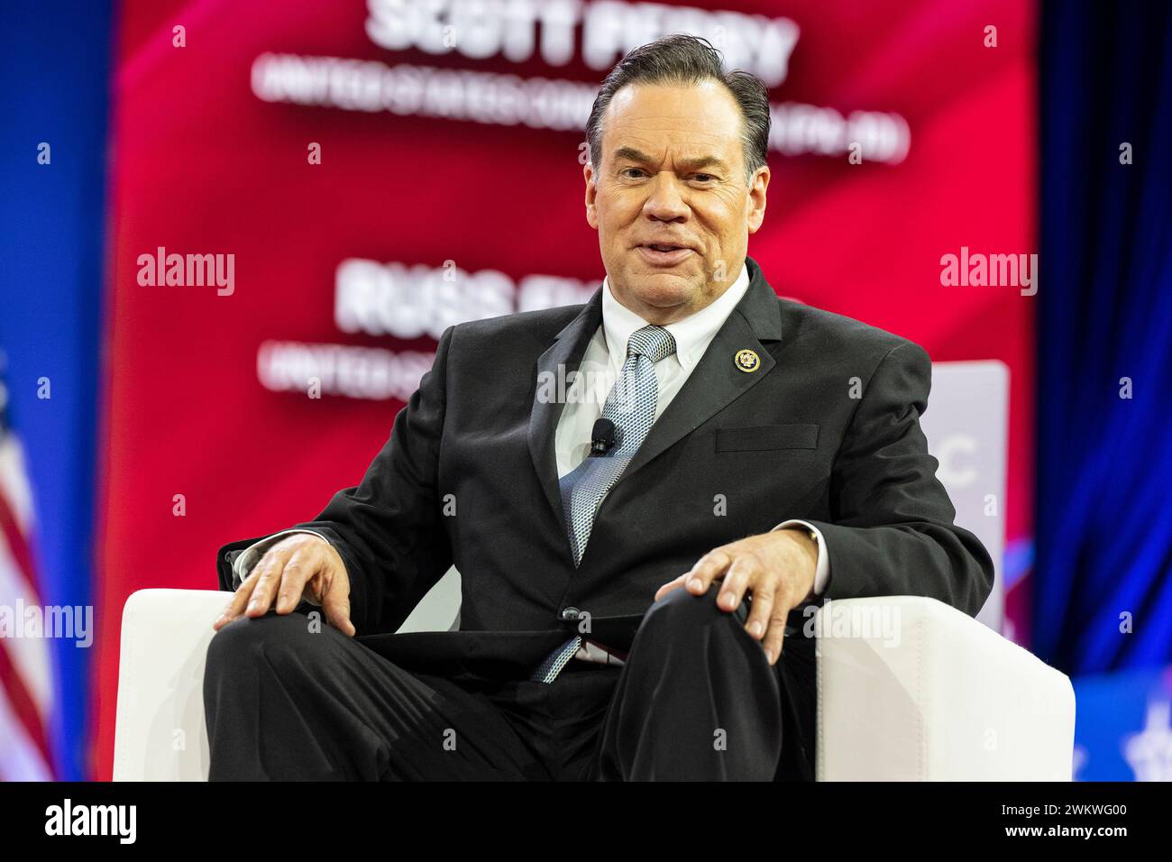 Washington Dc, USA. 22nd Feb, 2024. Panel featuring US Representative ...