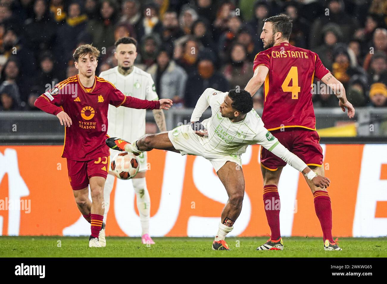 Rome, Italia. 22nd Feb, 2024. Rome - Tommaso Baldanzi of AS Roma ...