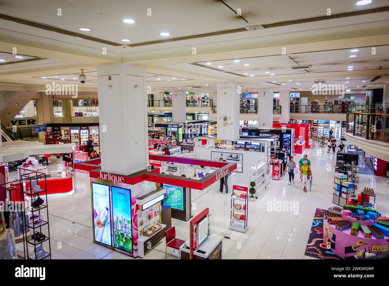Interior of Myer department store in Sydney, Australia Stock Photo - Alamy