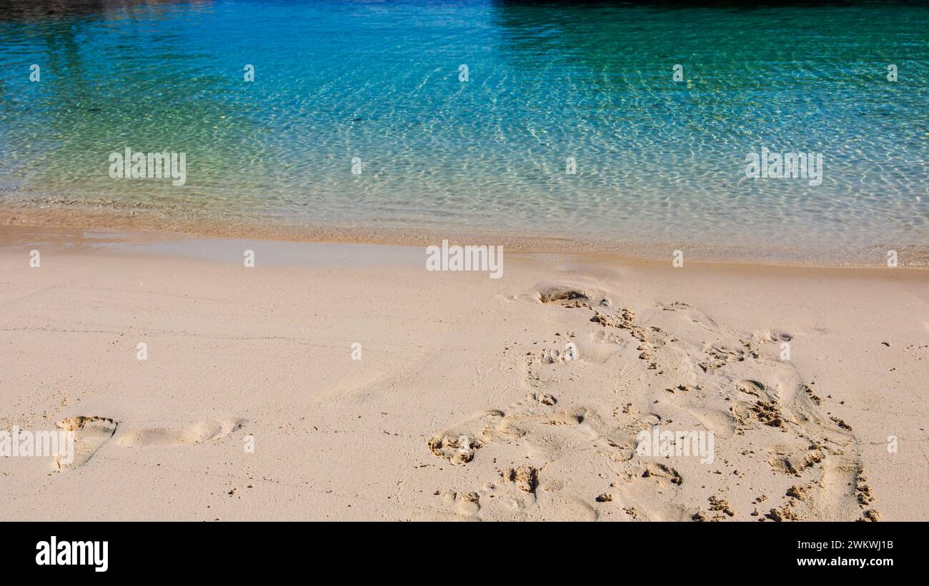 Horseshoe Bay Beach and Deep Bay Beach in Hamilton, Bermuda Stock Photo ...