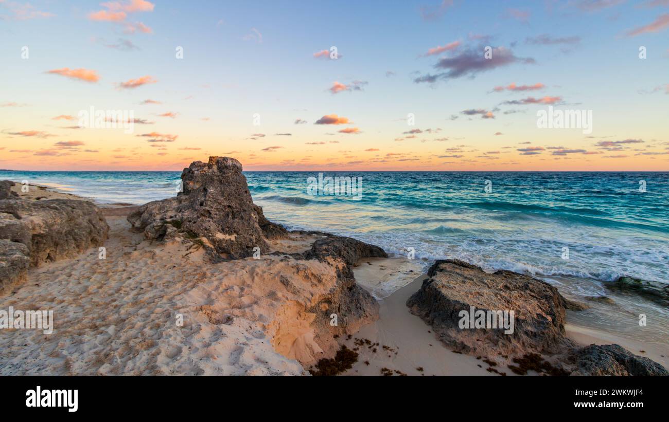 Horseshoe Bay Beach and Deep Bay Beach in Hamilton, Bermuda Stock Photo ...