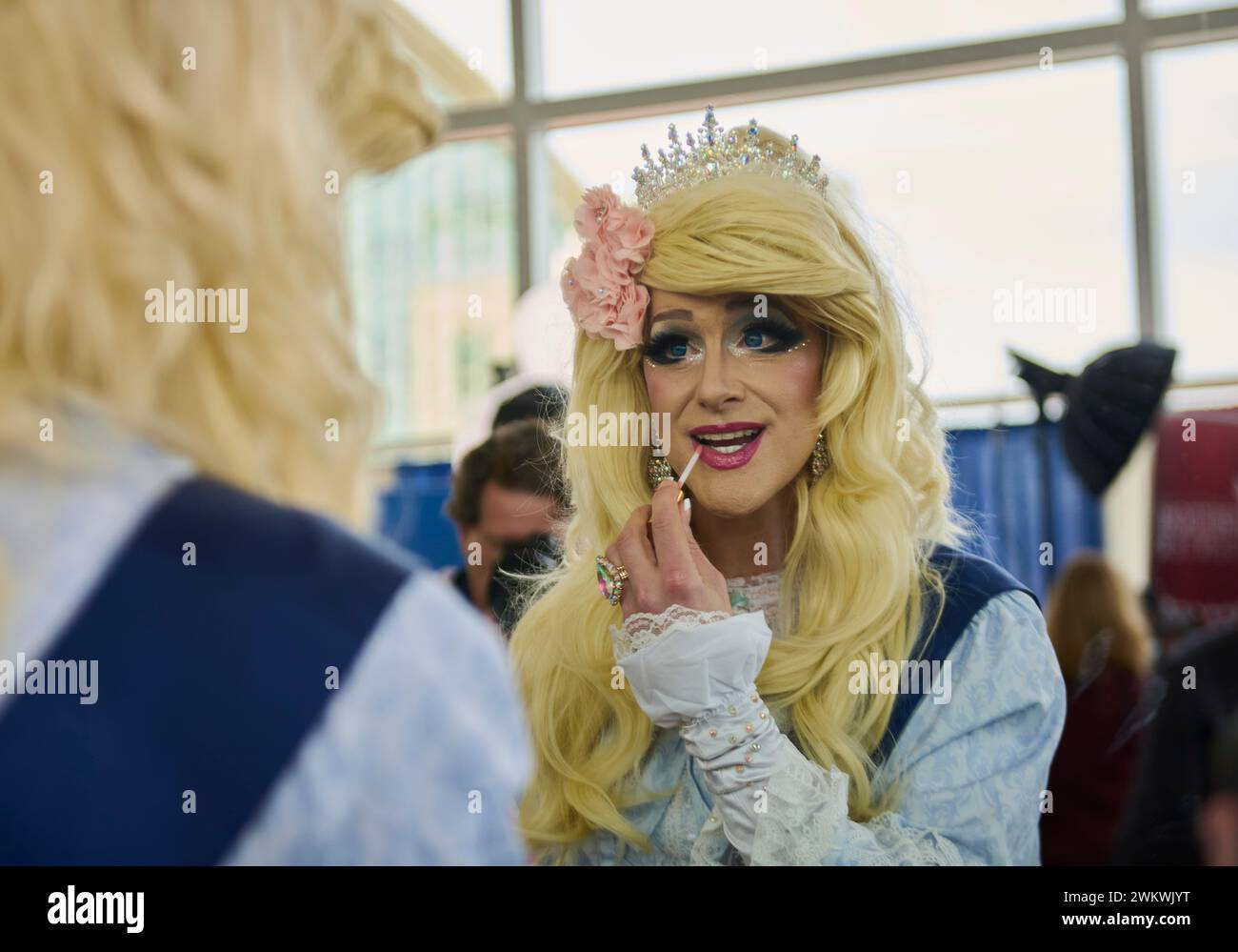 National Harbor, Maryland, USA. 22nd Feb, 2024. LADY MAGA, the alter ...
